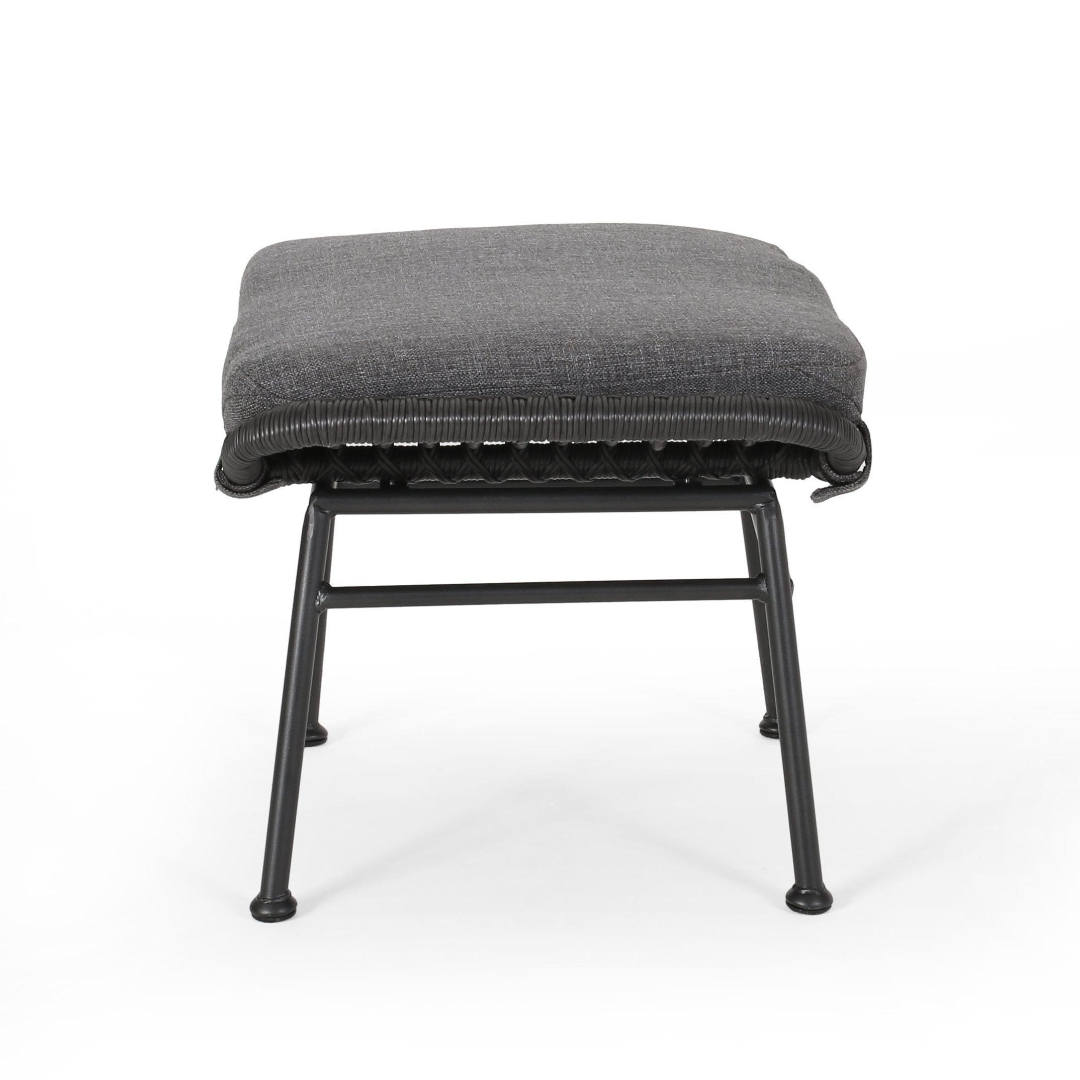 Christopher Knight Home® - Montana Faux Rattan Outdoor Ottoman Set Of