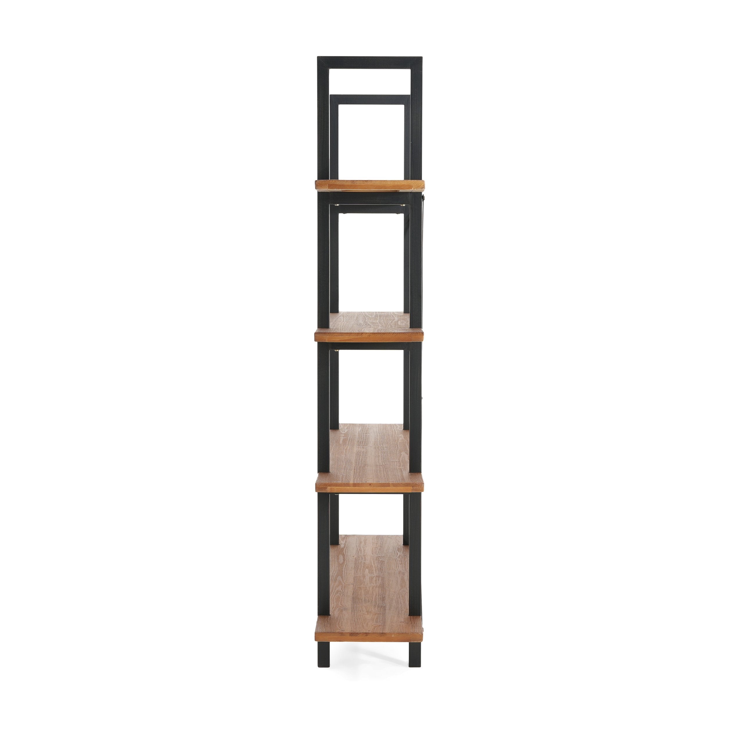 Christopher Knight Home® - Bookcase Industrial Antique Black Metal & F