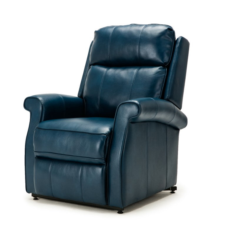 Lehman Navy Blue Lift Chair - Electric Recliner with Remote, Comfort