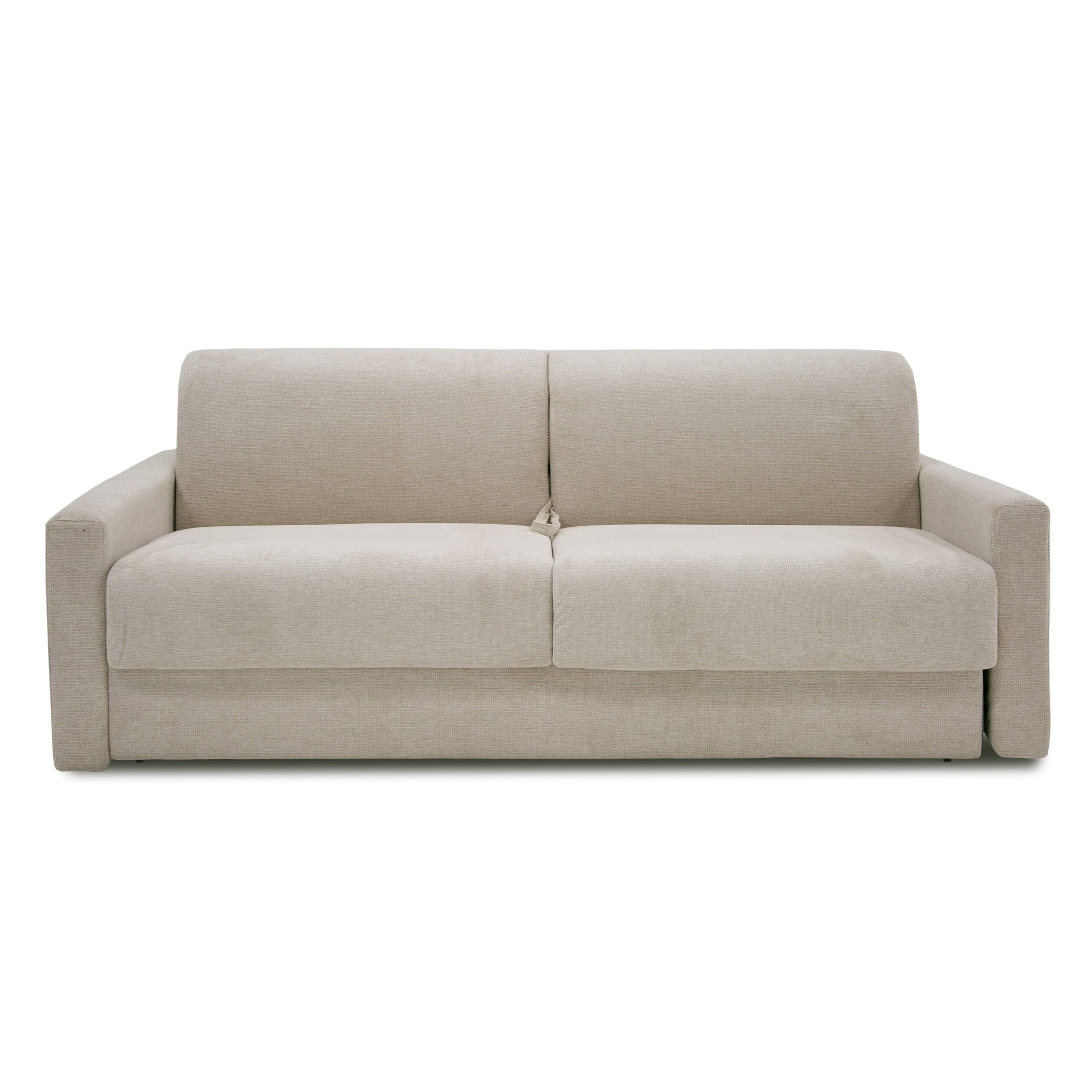 Lamod Italia Revers Queen Sofa Bed - Stylish Sand Fabric Sleeper Sofa