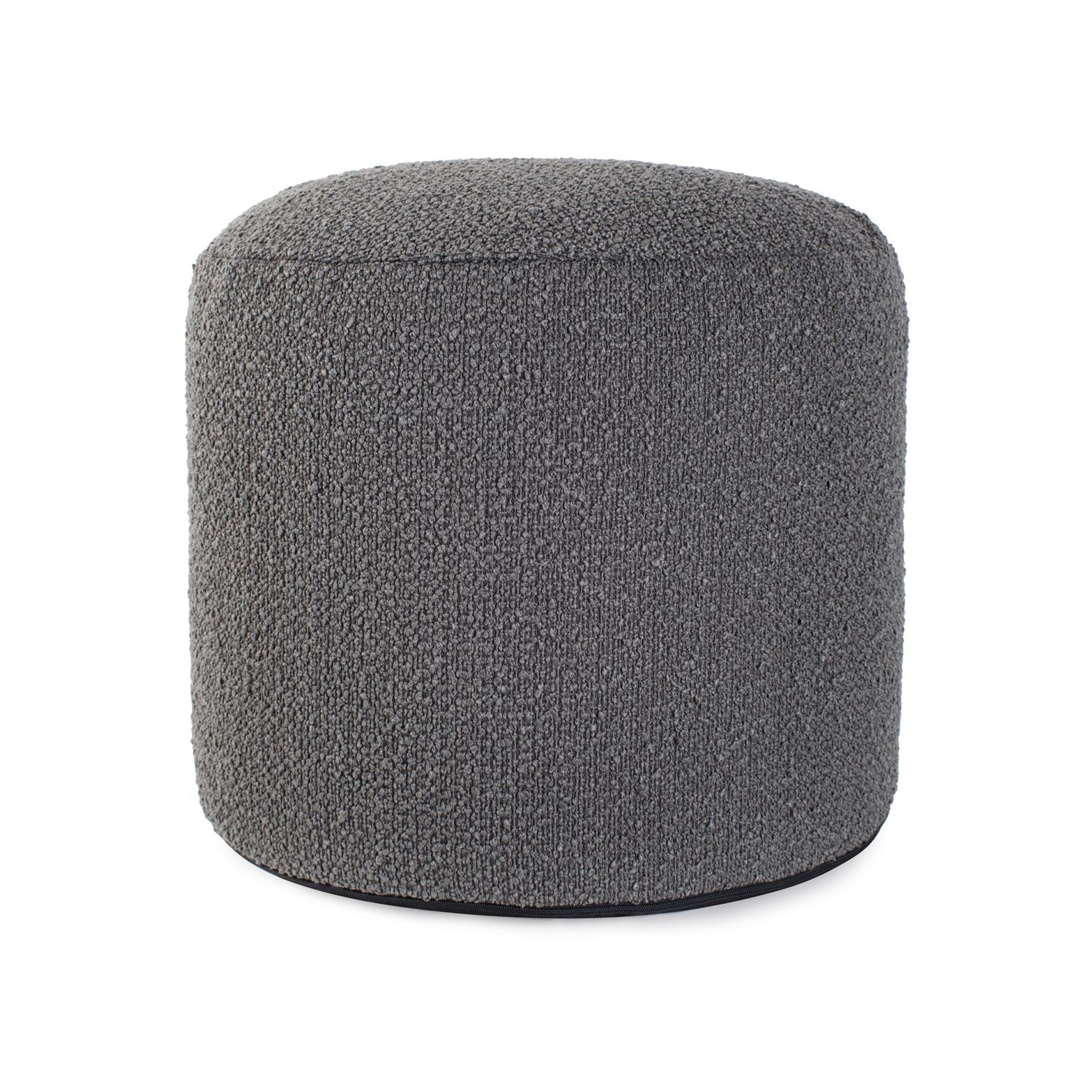 Tall Pouf Foot Ottoman - Overstuffed Comfort for Extra Seating and Sty