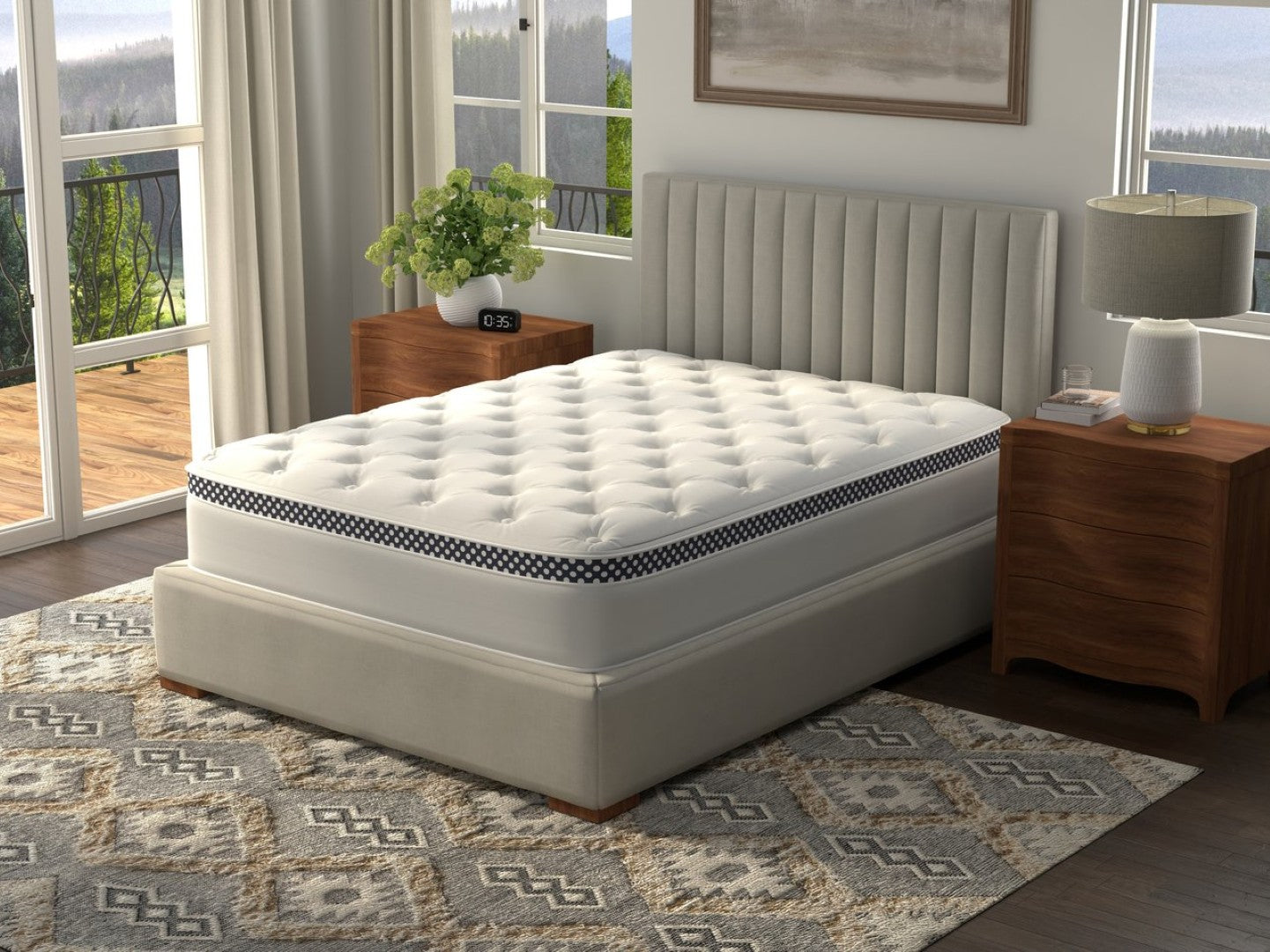 Wink Plus 13.5" Queen Mattress - Firm Support, Advanced Cooling & Extr