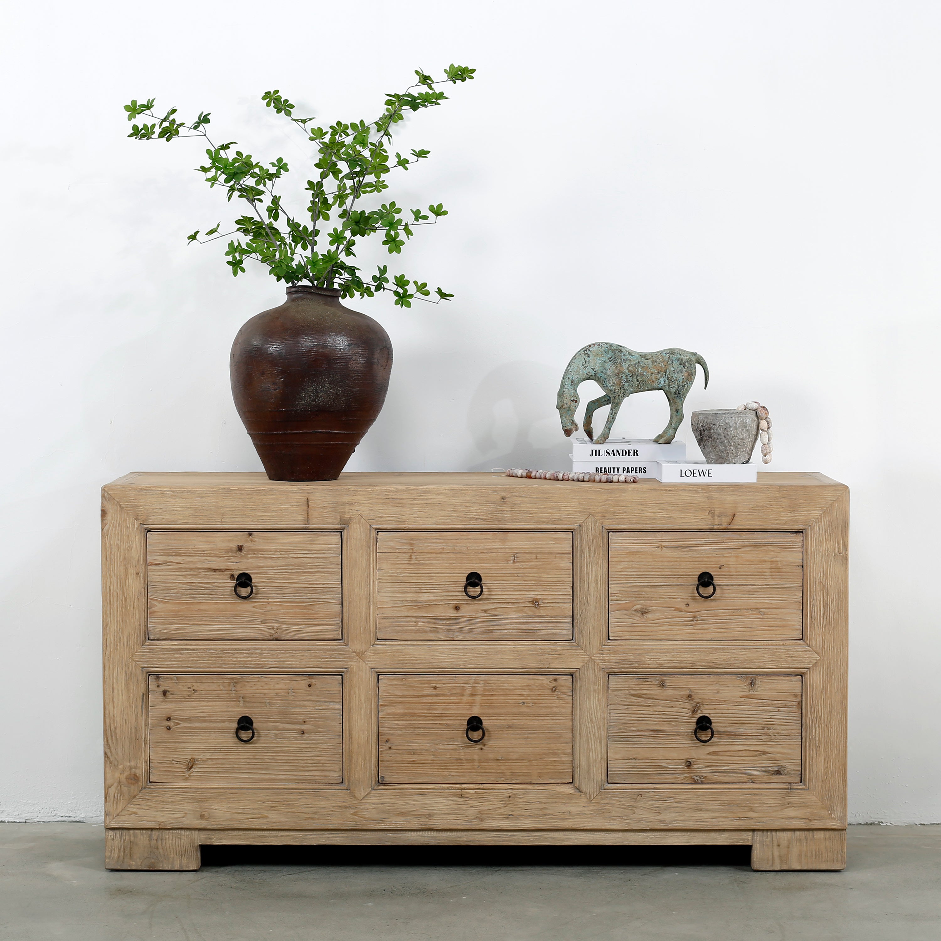 Capri Chest of Drawers in Weathered Natural Pine - Stylish Storage Sol