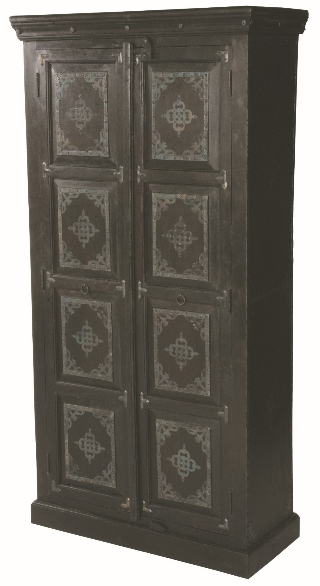 Pendleton Cabinet - Handcrafted Solid Acacia Wood with Unique Filigree