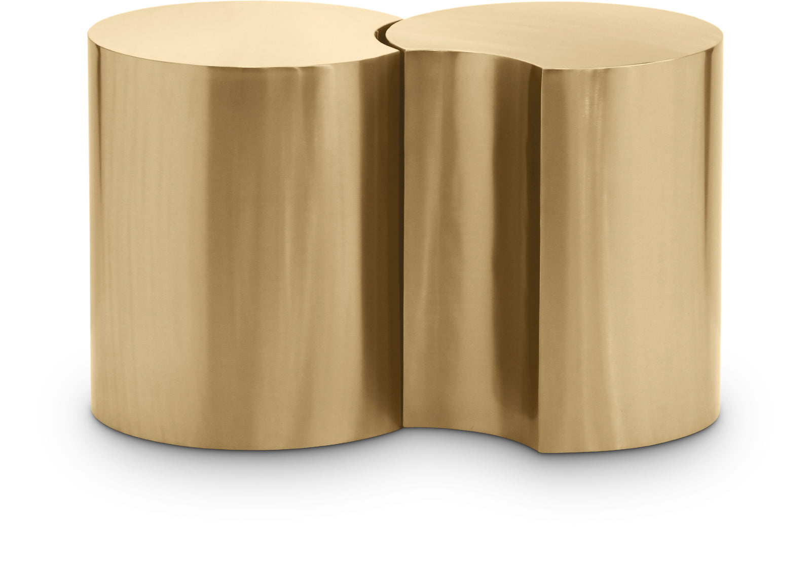 Dimple End Table - Elegant Brushed Iron Design for Modern Living Space