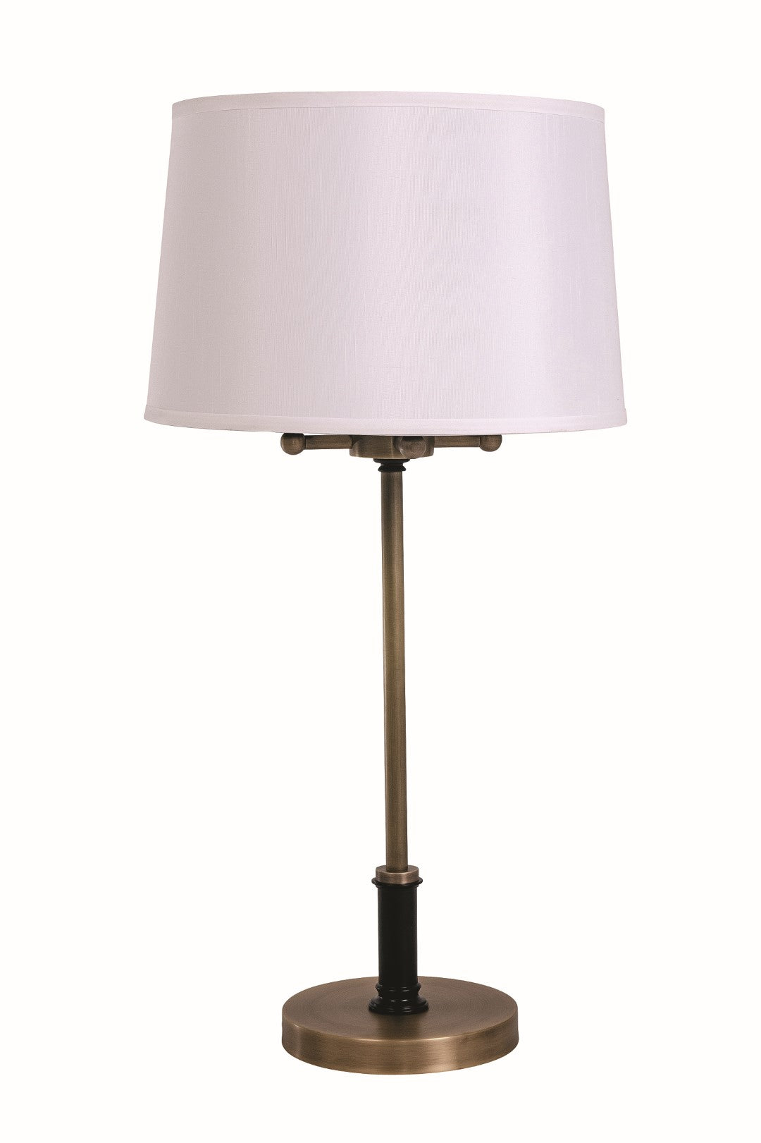 Alpine 4-Light Cluster Table Lamp with USB Port and Elegant White Silk