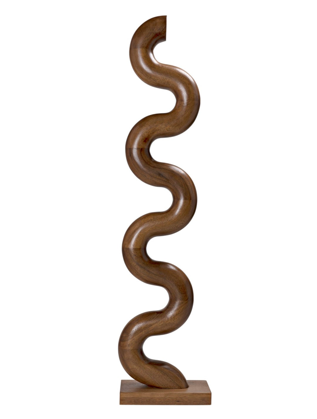 Asclepius Elegant Handcrafted Walnut Coat Stand - Unique Organic Desig