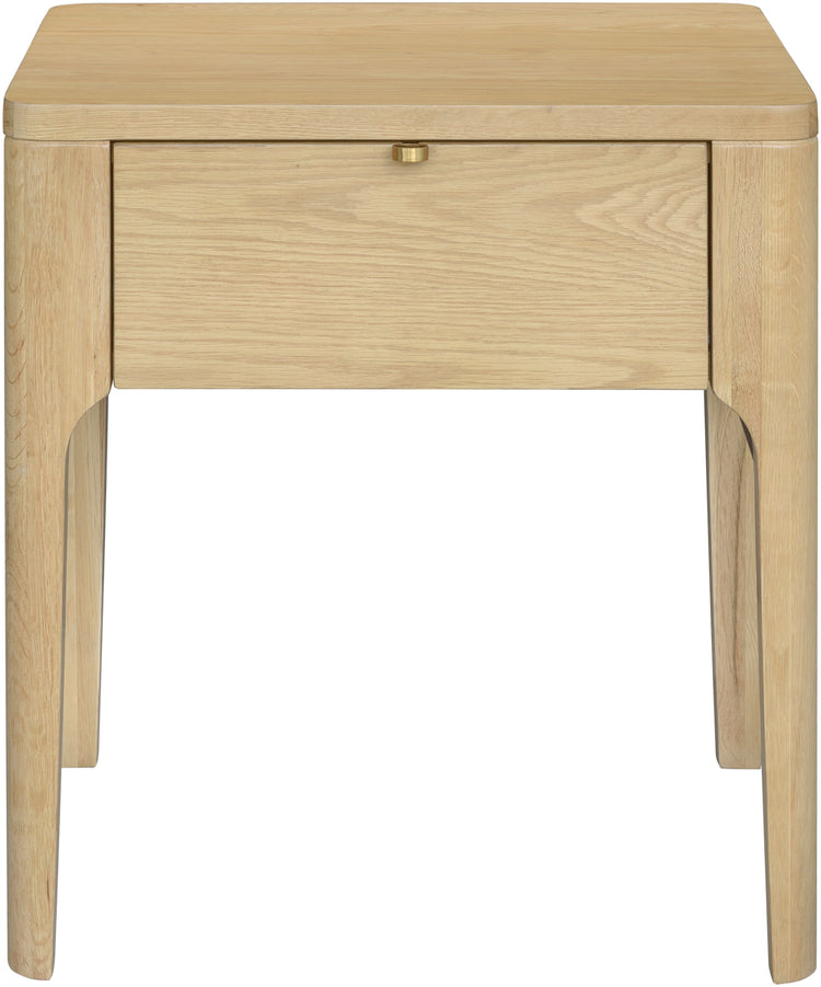 Anello End Table - Mid-Century Modern Design with Durable Wood Veneer