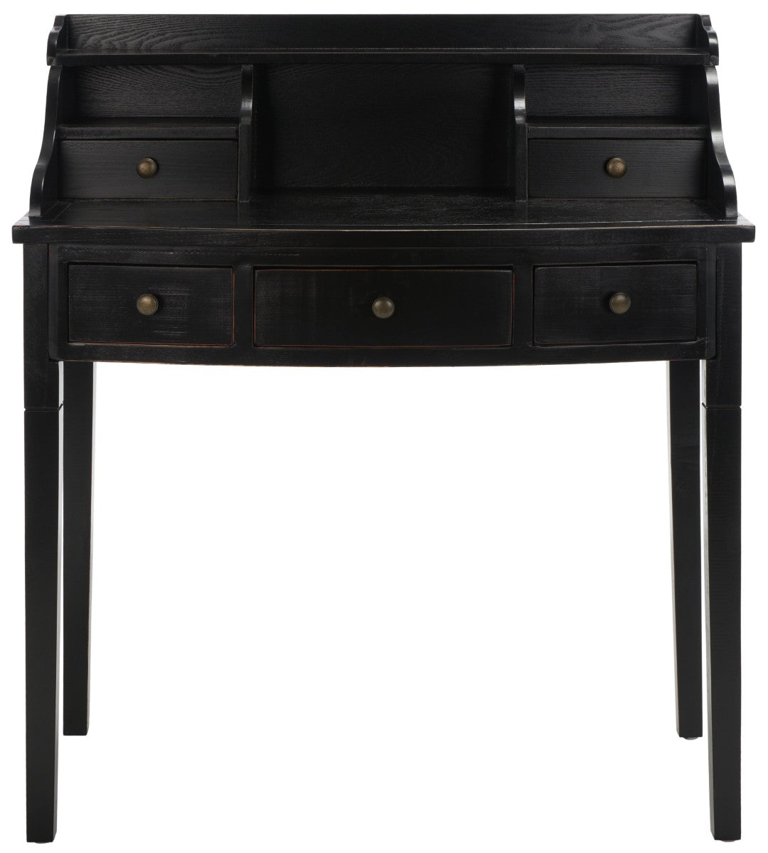 Landon Modern 5-Drawer Writing Desk With Stylish Storage For Organized