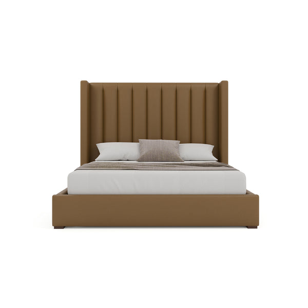 Aylet Iconic Vertical Channel Tufted Upholstered Bed with Solid Wood F ...