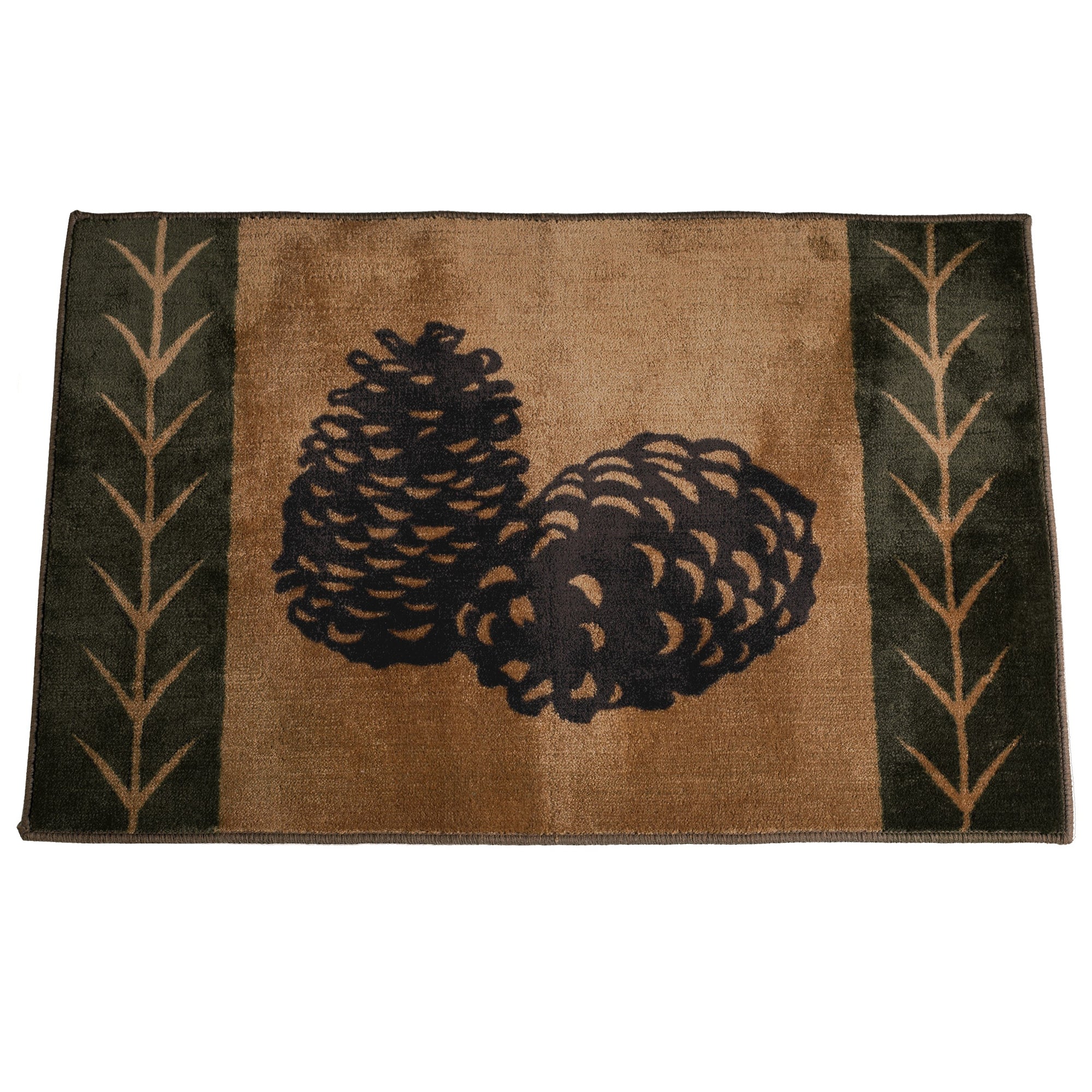 Pine Cone Rug - Embrace Nature's Charm with a Rustic Design and Anti-S