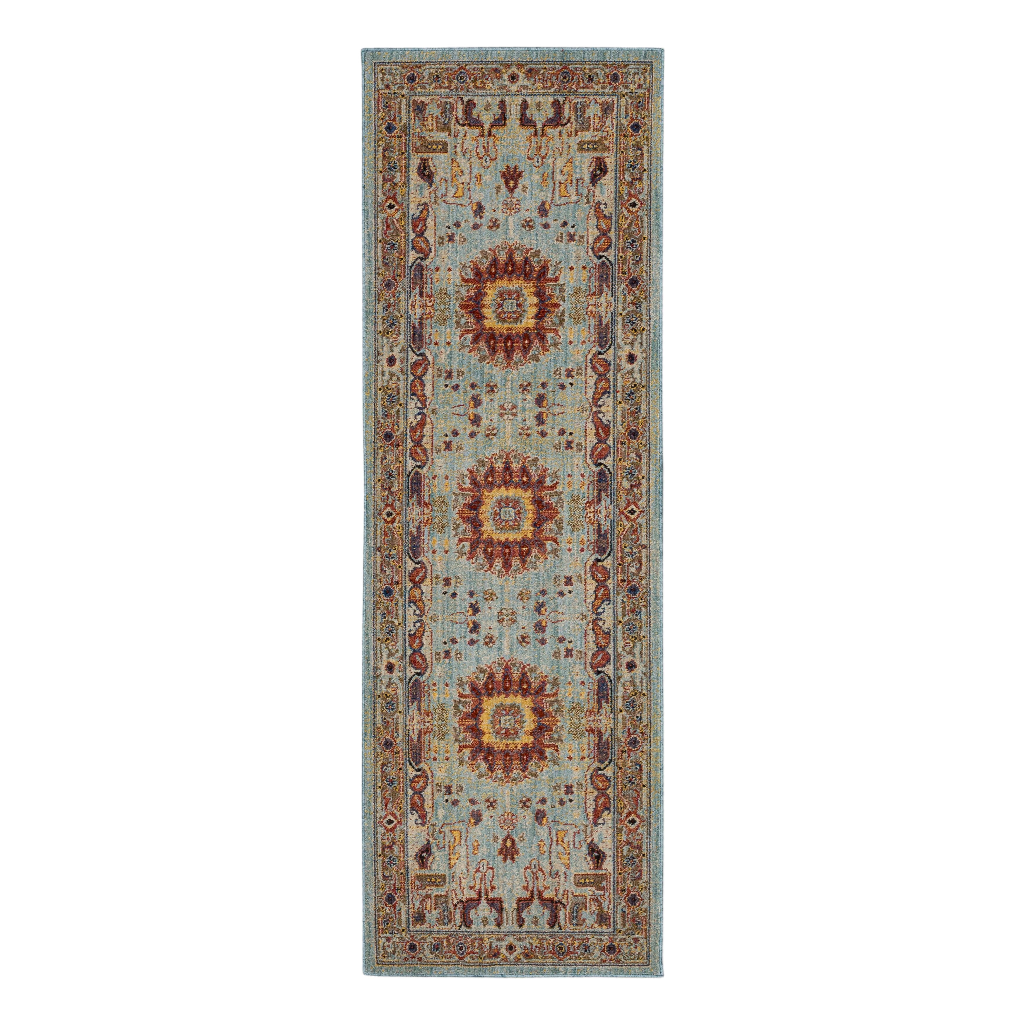 Covetous Area Rug - Luxurious SmartStrand Silk Blend, Vintage Persian-