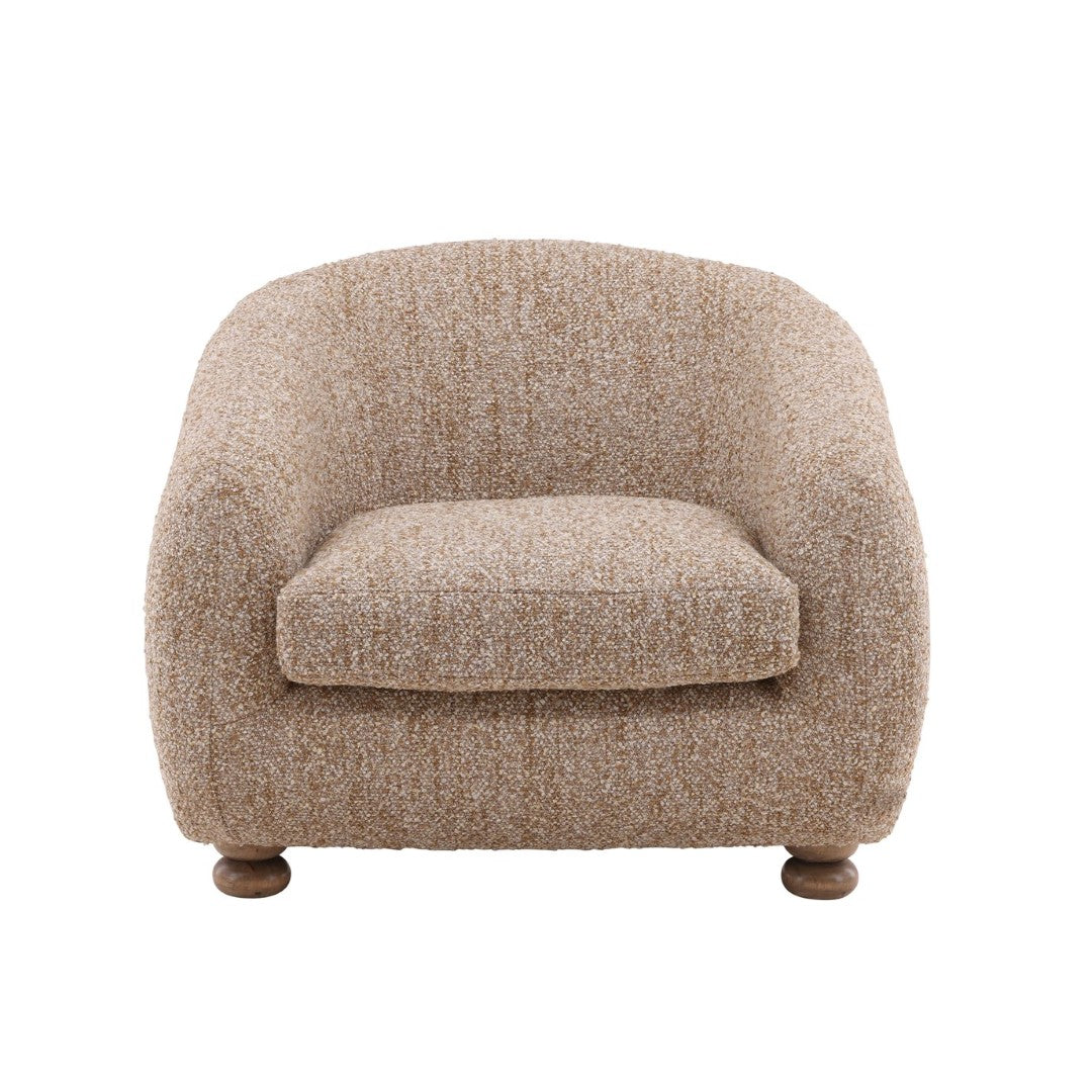 Peggy Occasional Chair in Multi-Tone Boucle – Stylish Comfort with Rub