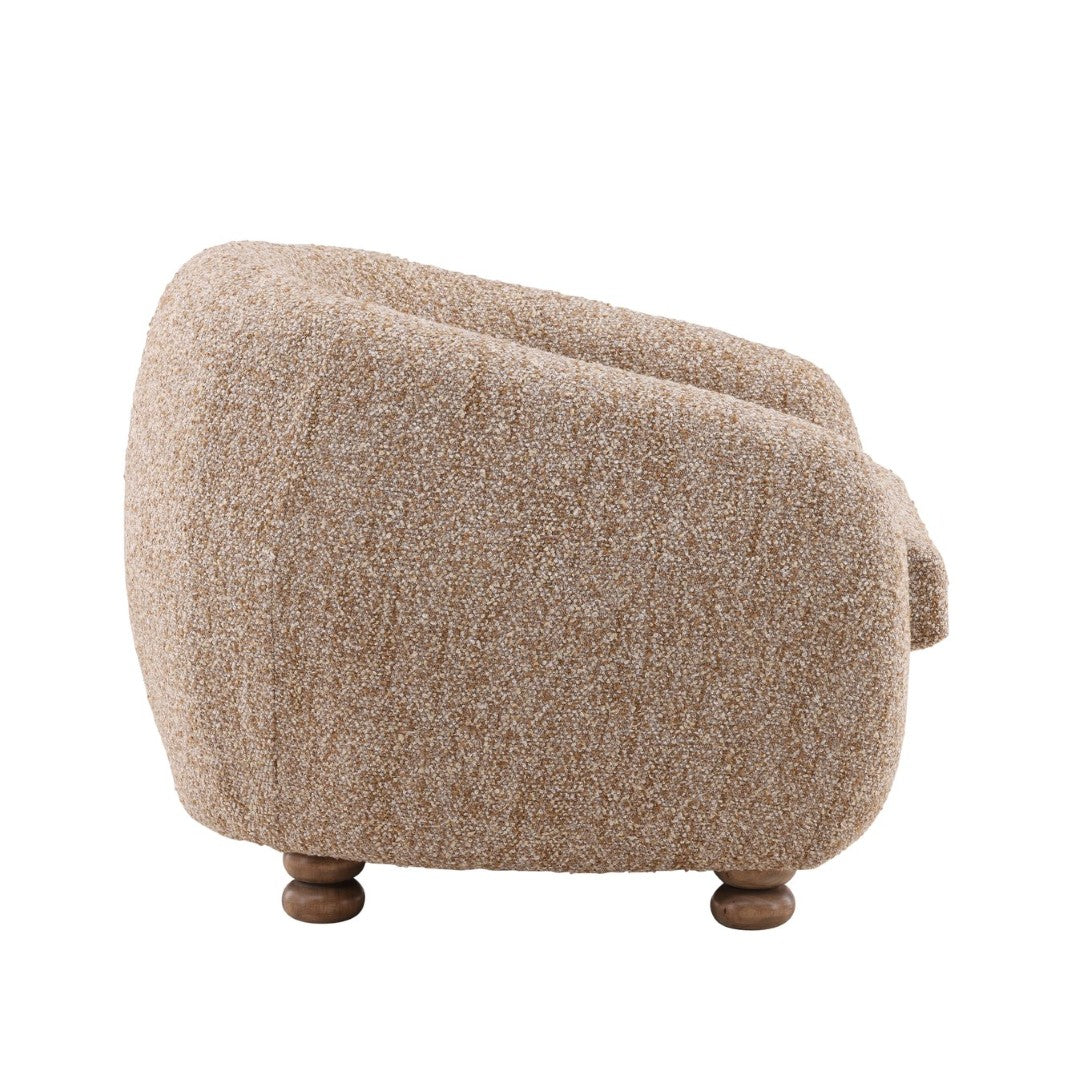 Peggy Occasional Chair in Multi-Tone Boucle – Stylish Comfort with Rub