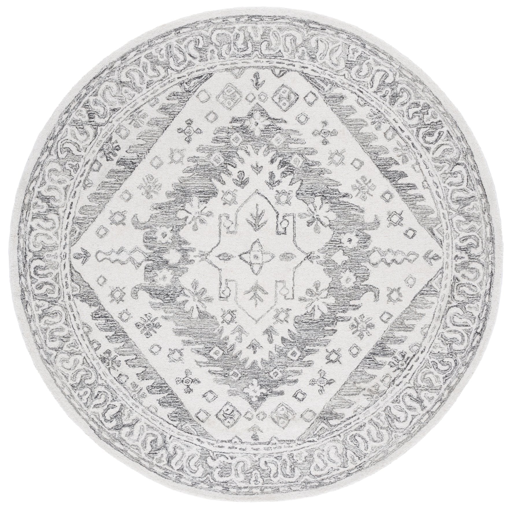 EBONY Hand-Tufted Area Runner Rug - Luxurious Wool for Modern Elegance