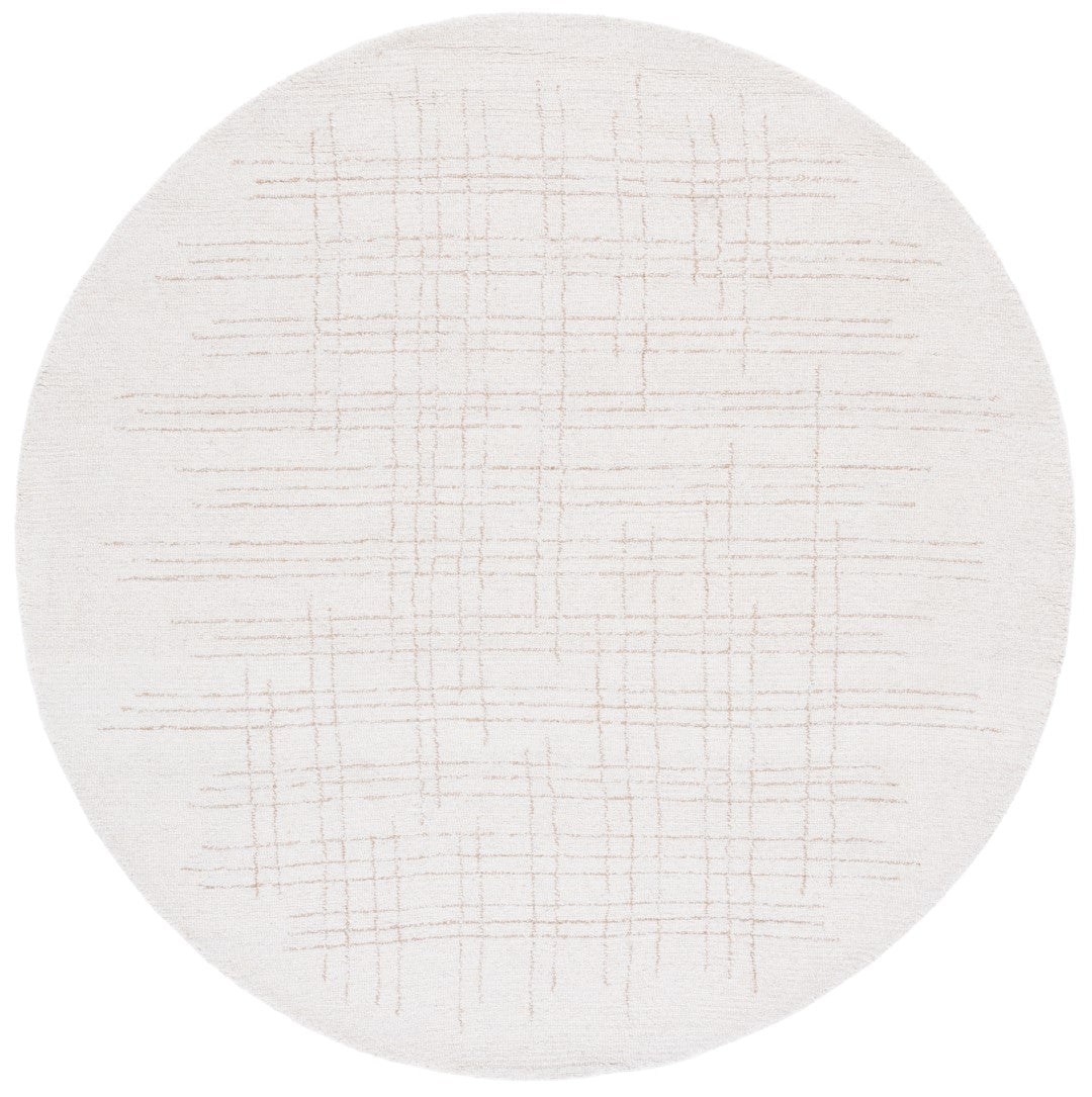 Ebony Hand Tufted Area Rug - Luxurious 70% Wool & 20% Cotton Blend in