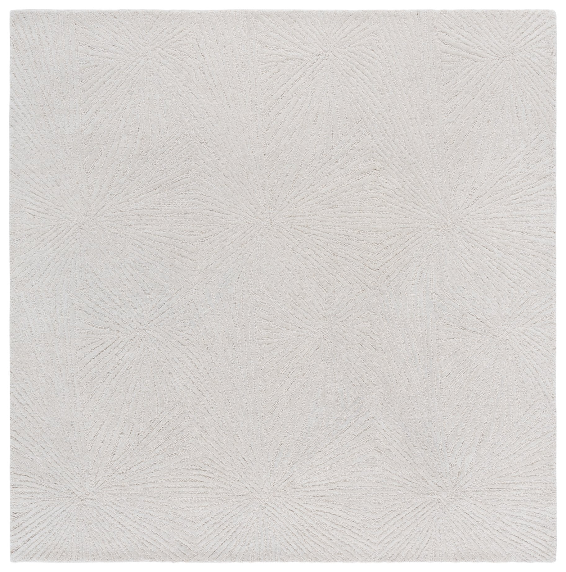 EBONY Elegant Hand-Tufted Area Rug with Subtle Geometric Pattern for a