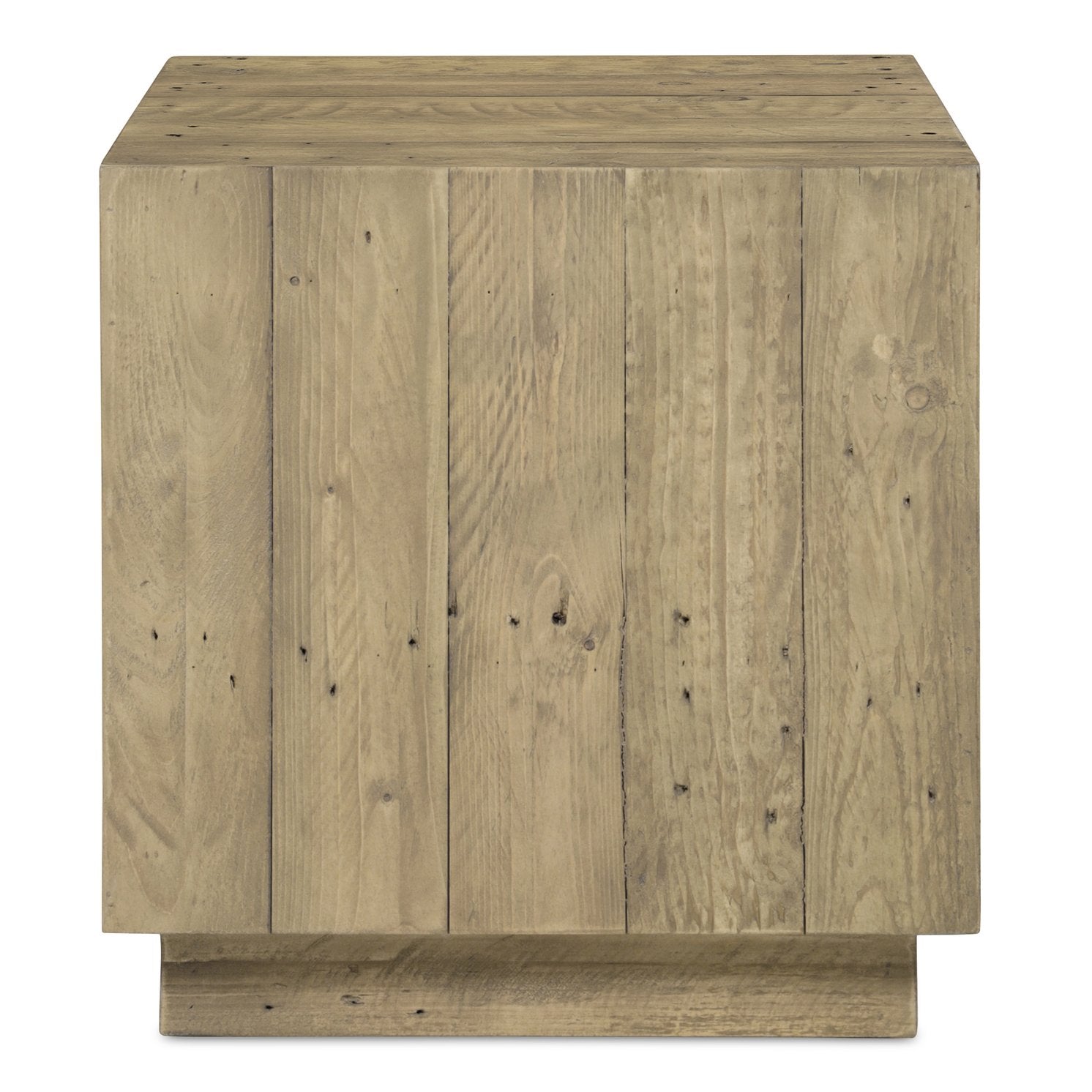 Jasper Accent Table: Eco-Friendly Reclaimed Pine with Vintage Charm an