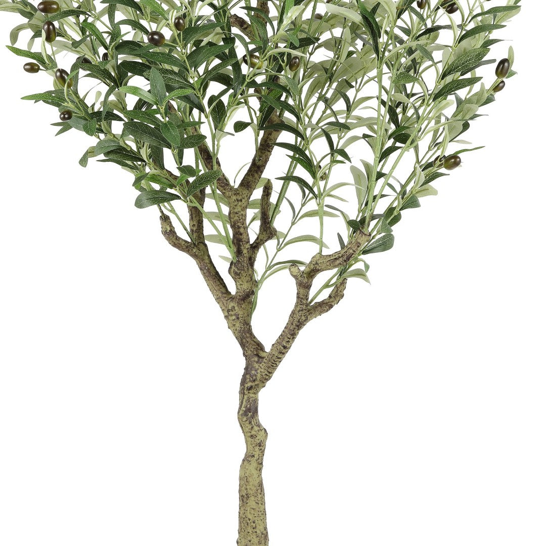 Faux 60-Inch Potted Olive Tree – Lifelike Mediterranean Decor For Effo