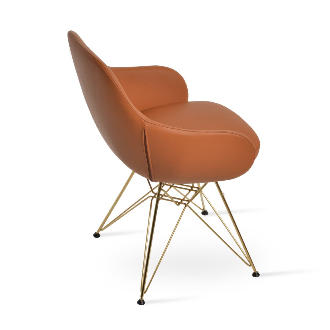 Gazel Arm Office Chair - Ergonomic Design with Camira Boucle Fabric, 1