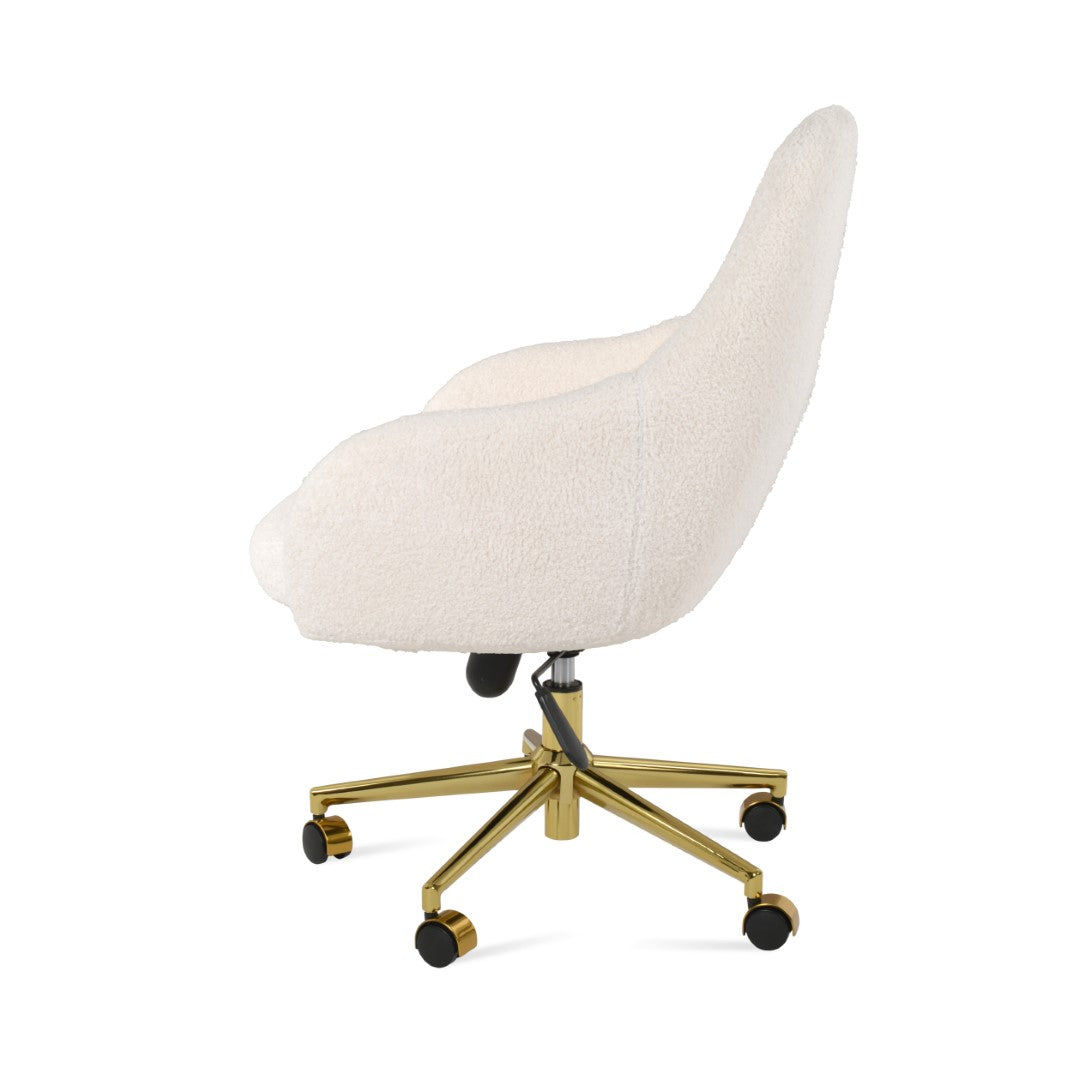 Gazel Arm Chair - Premium Camira Blazer Wool & Boucle Fabric, 10-Year