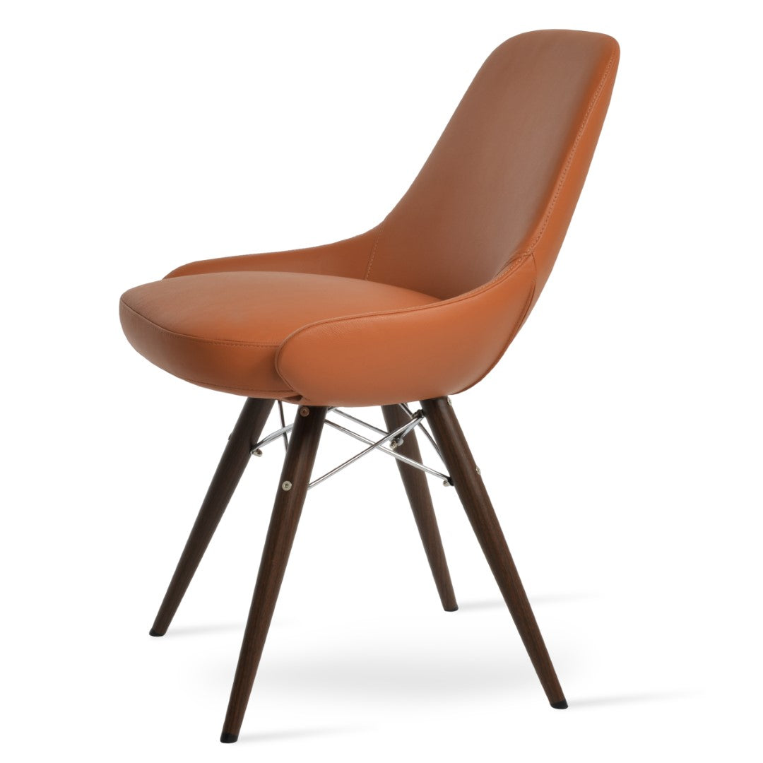 Gazel Mw Dining Chair - Premium Camira Yoredale Boucle Fabric, Genuine