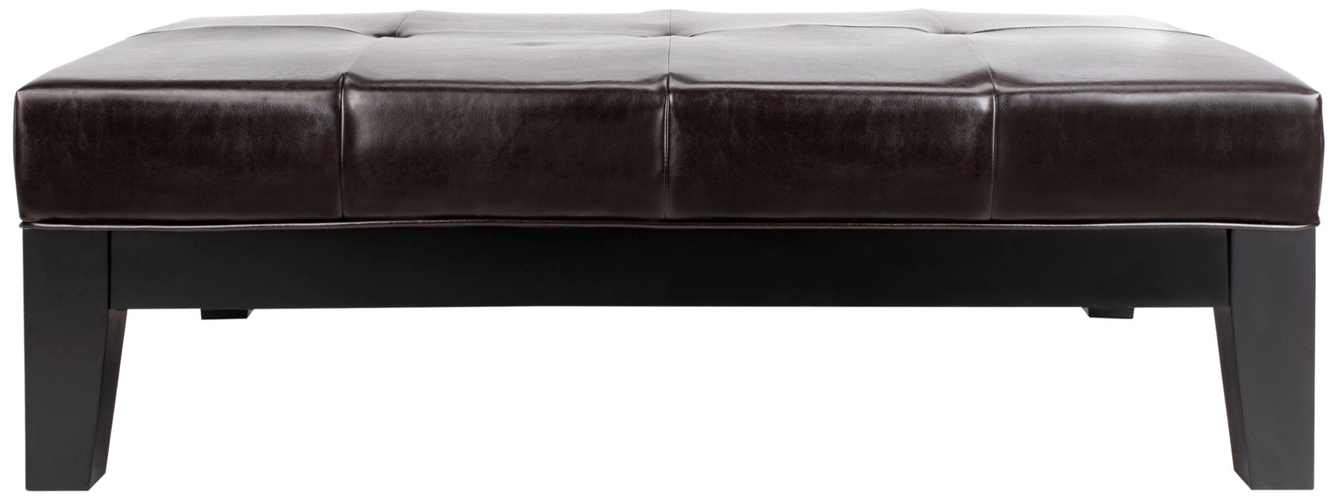 Jordan Cocktail Ottoman - Stylish Quilted Leather Accent For Modern Li