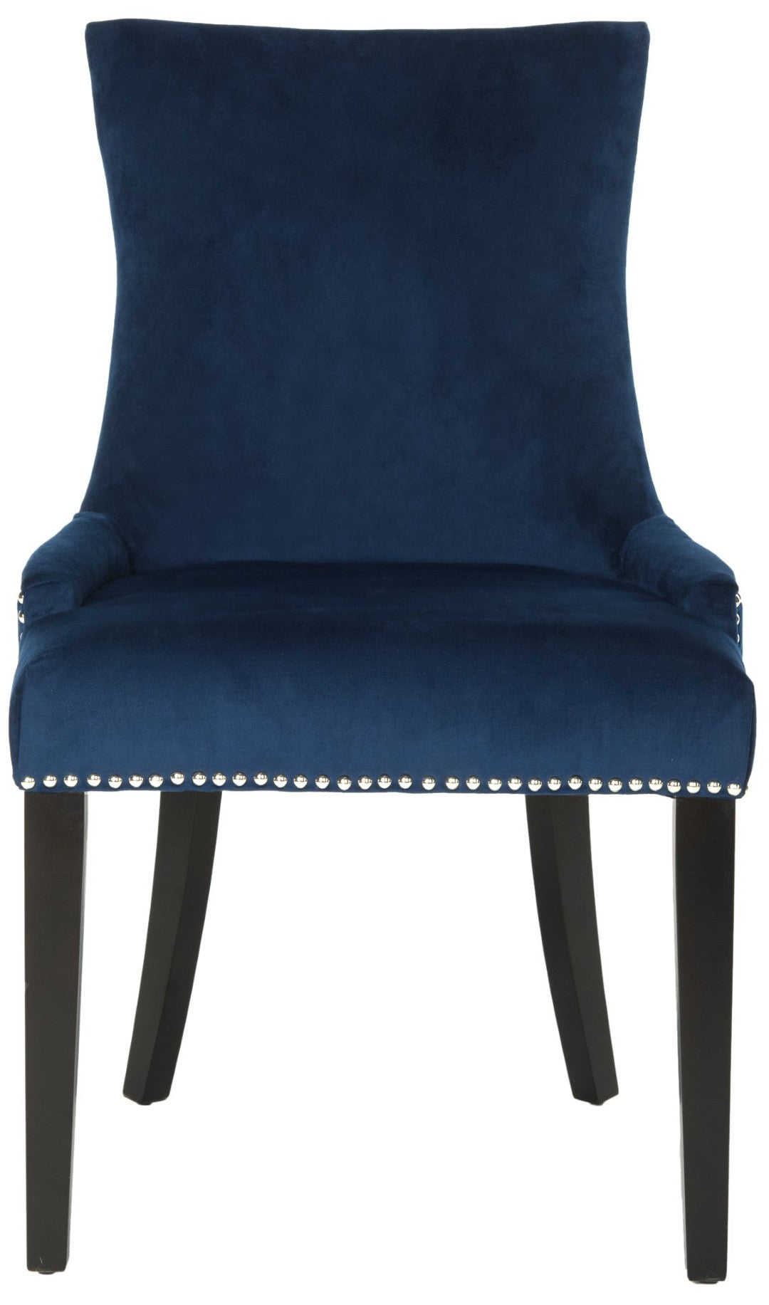 Lester Dining Chair Set Of Two - Elegant Ergonomic Design With Brass A