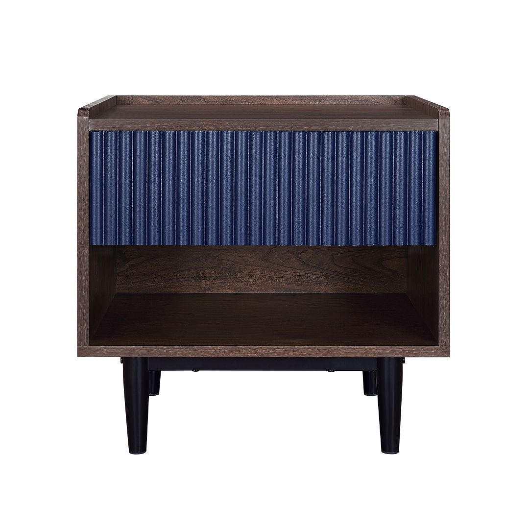 Duane Mid-Century Modern Nightstand - Stylish Industrial Chic Design w