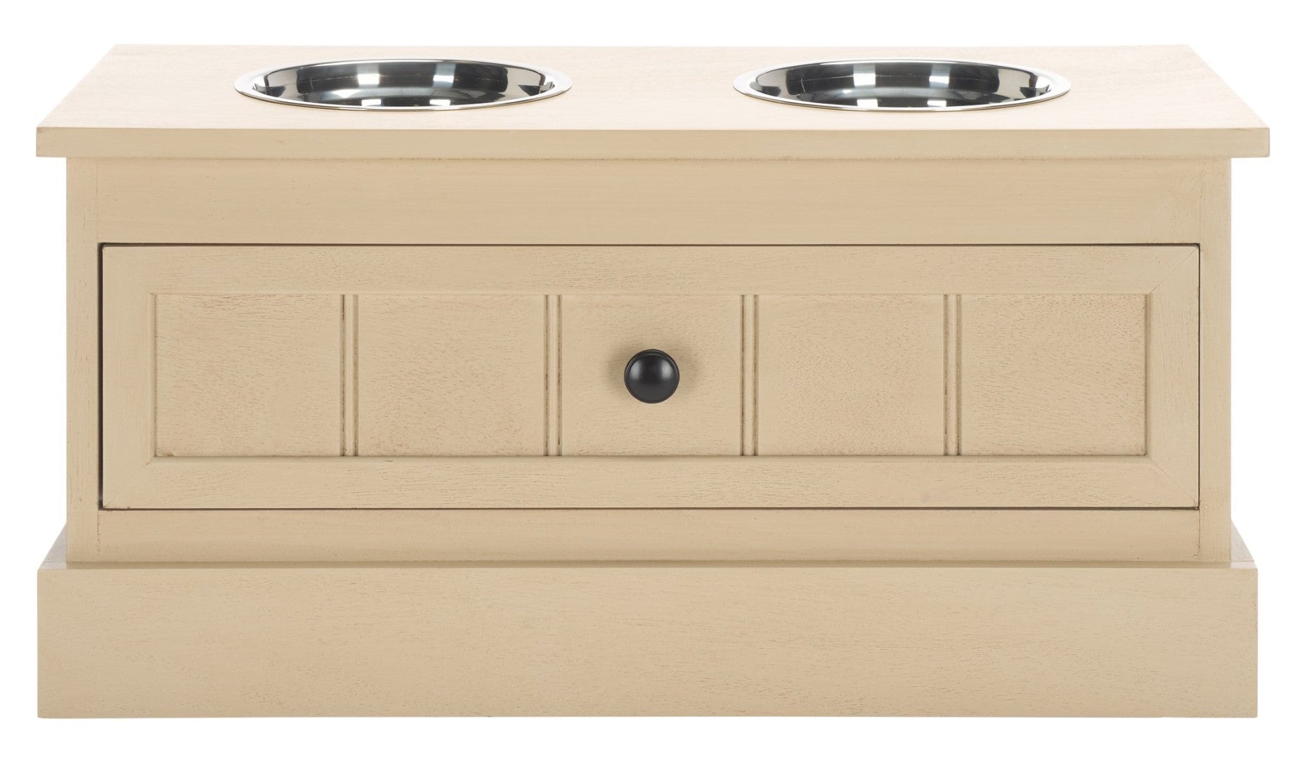 Boomer Pet Feeder With Integrated Storage Drawer - Stylish, Durable De