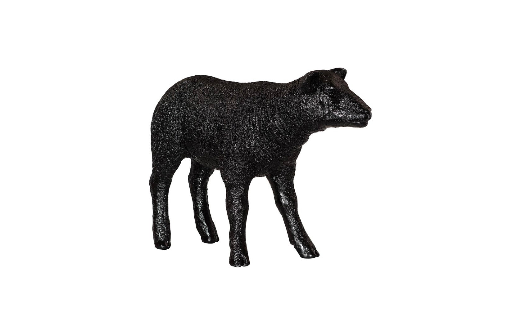 Texelaar Sheep Lamb Gel Coat Black - Unique Décor Piece for Living Roo