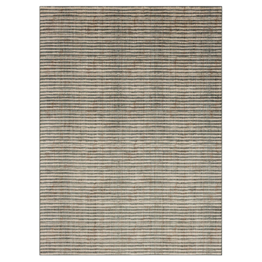 Sandy Shore Sea Area Rug 5'3"x7'10" - Modern Durable Polyester with No ...