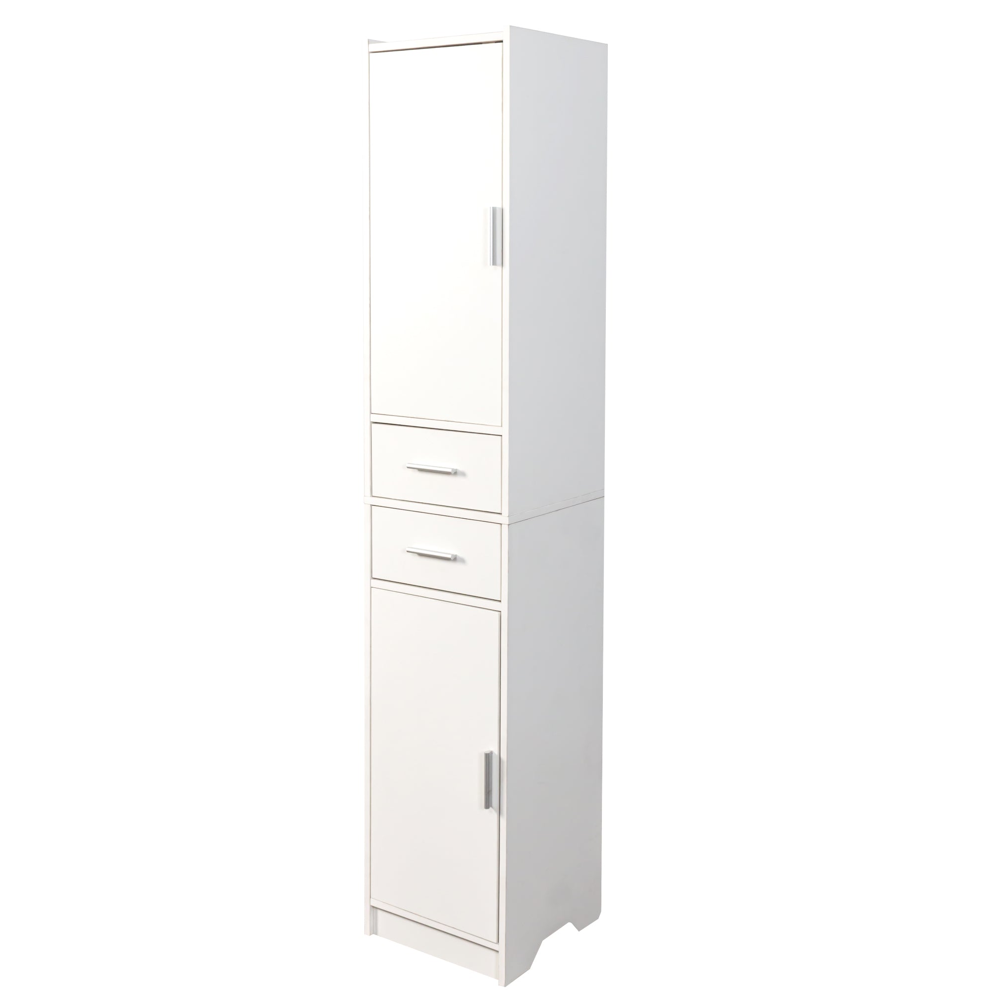 70.87" Tall Bathroom Cabinet With 2 Doors & Drawers, Slim Vertical Sto