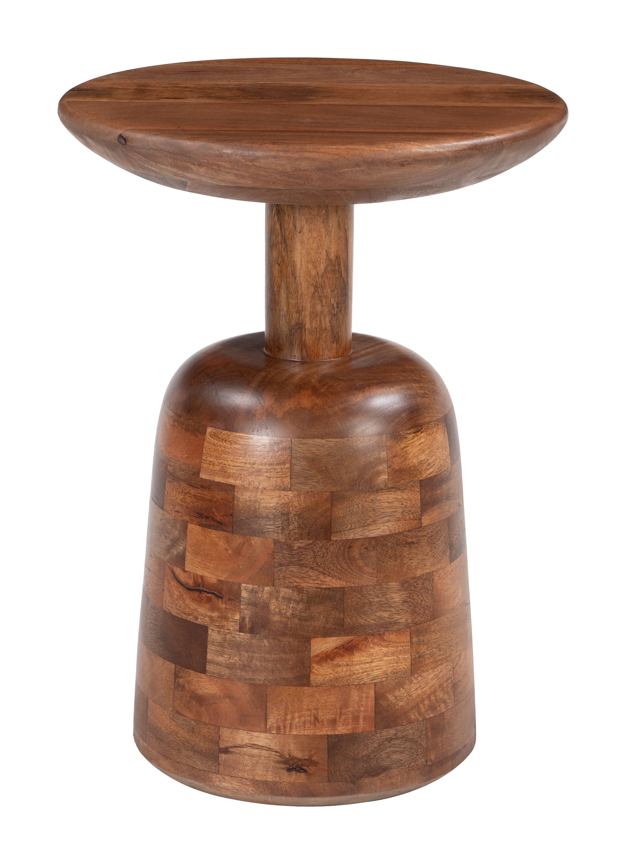 Kelk Side Table Walnut - Modern Mango Wood Design for Stylish Living