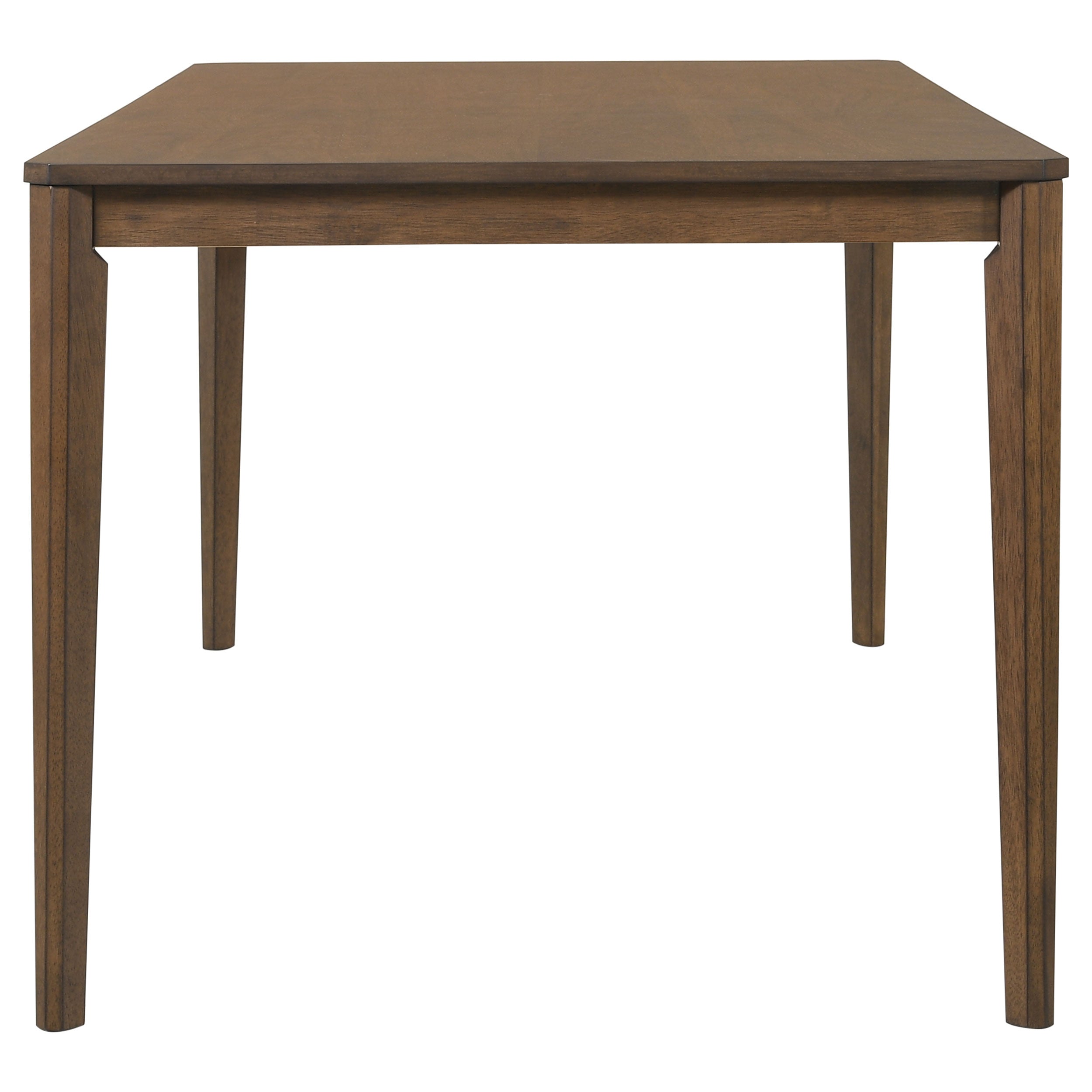 Breckenridge Walnut Rectangular Dining Table 70.75" Rustic Walnut Vene