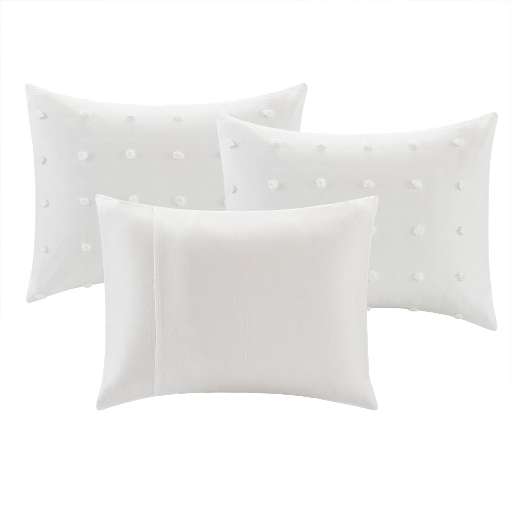 Urban Habitat - Cotton Twin Daybed Cover Set With Tufted Chenille Dots