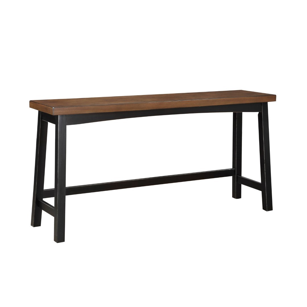Transitional 4-Piece Counter Height Set - Stylish Solid Rubberwood Tab