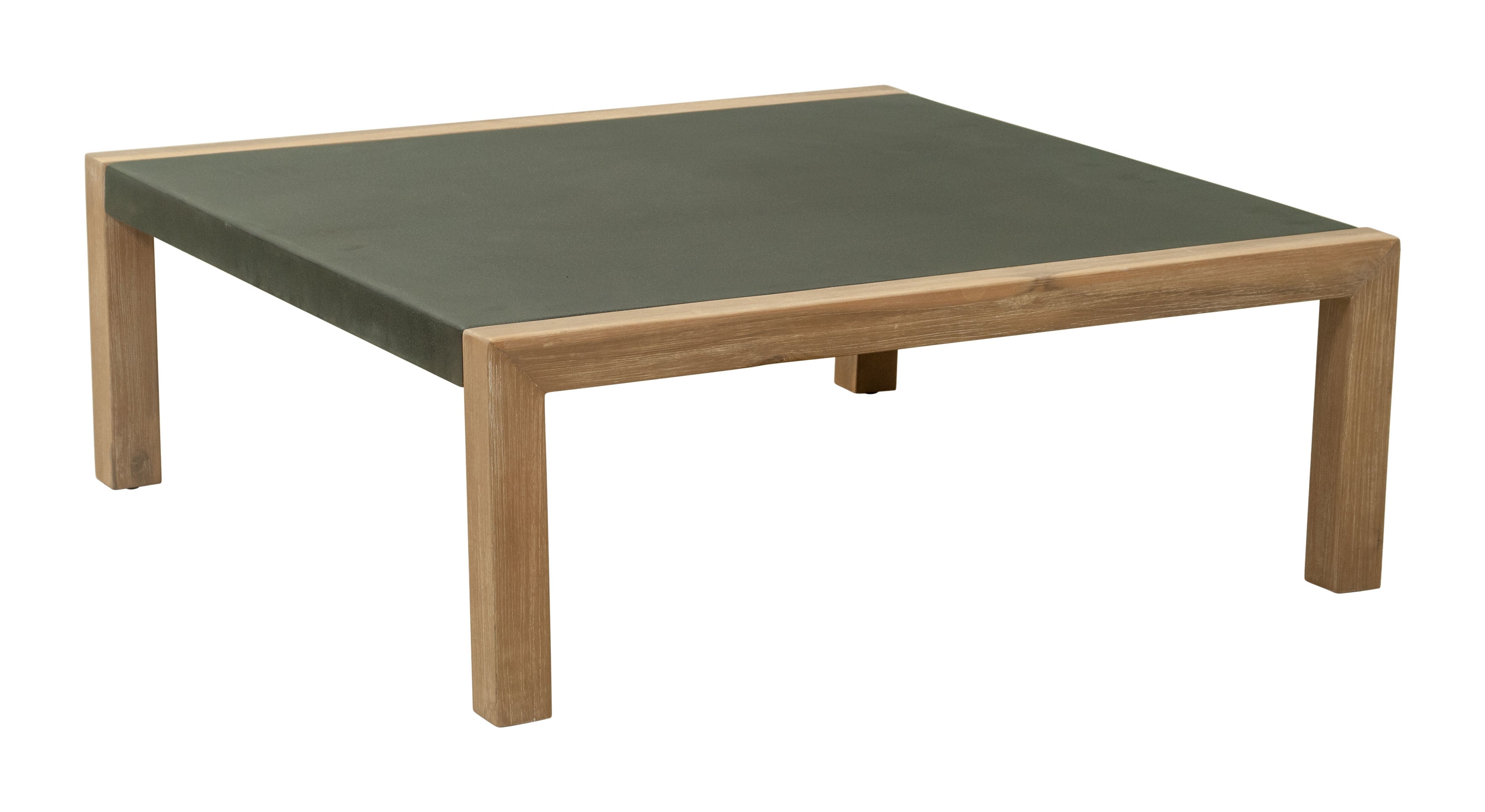 Teras Coffee Table in Gray – Modern Terrazzo & Acacia Wood Design for