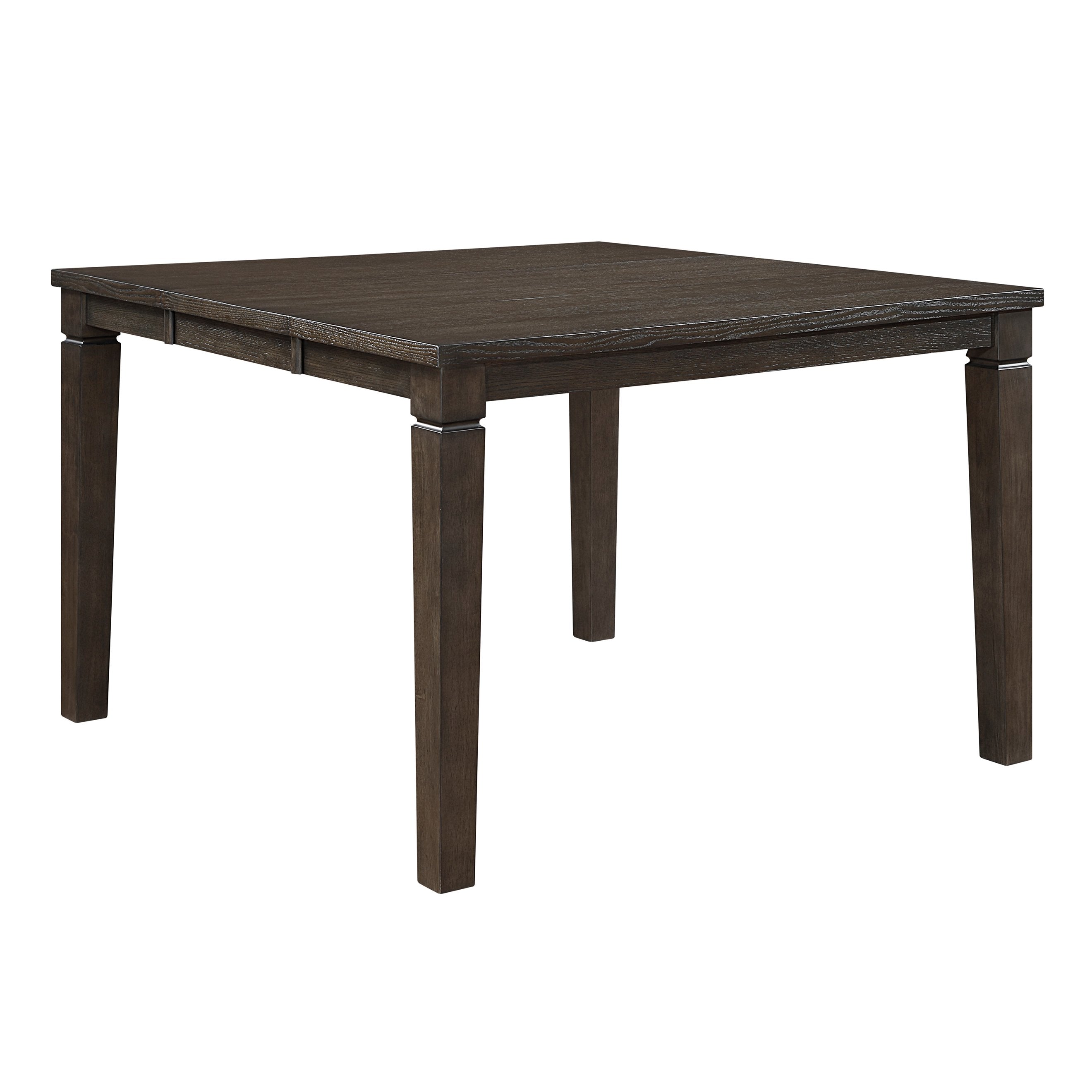 Classic 5Pc Dark Espresso Counter Height Dining Set With Extendable Ta