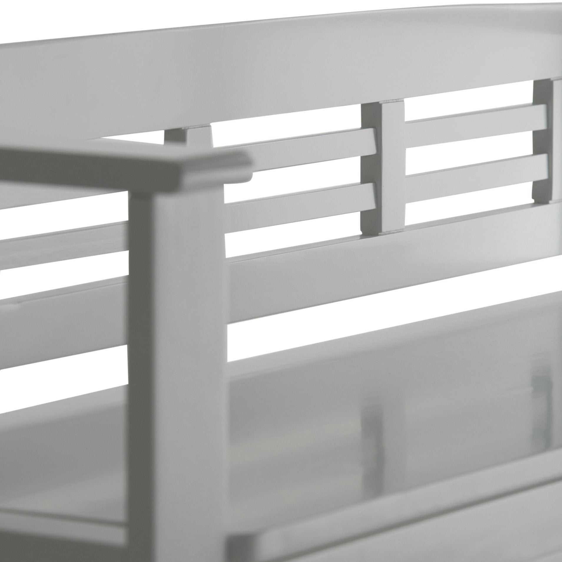 Adams Entryway Storage Bench - Stylish White Wood Seat With Hidden Sto