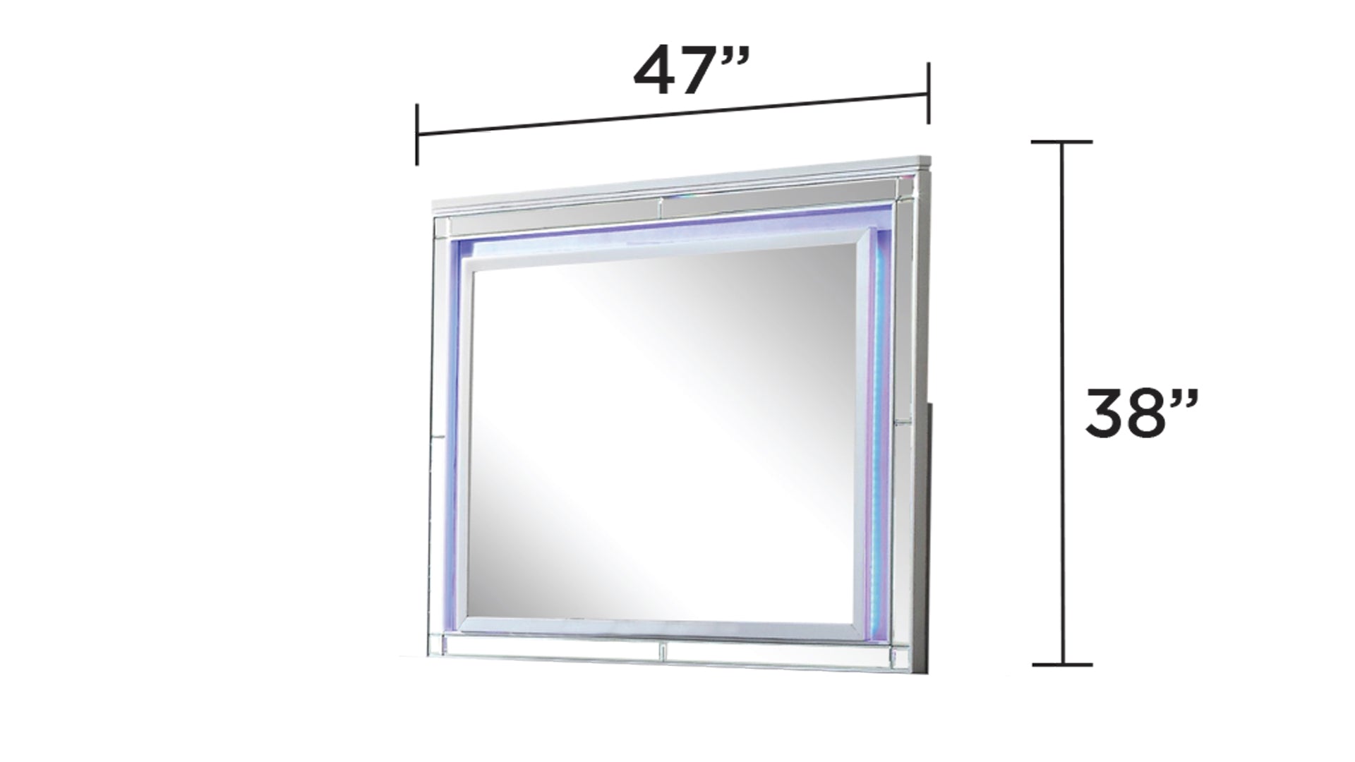 LIZZELLE King 4PC Bedroom Set with LED Fireplace Display, Bluetooth Sp