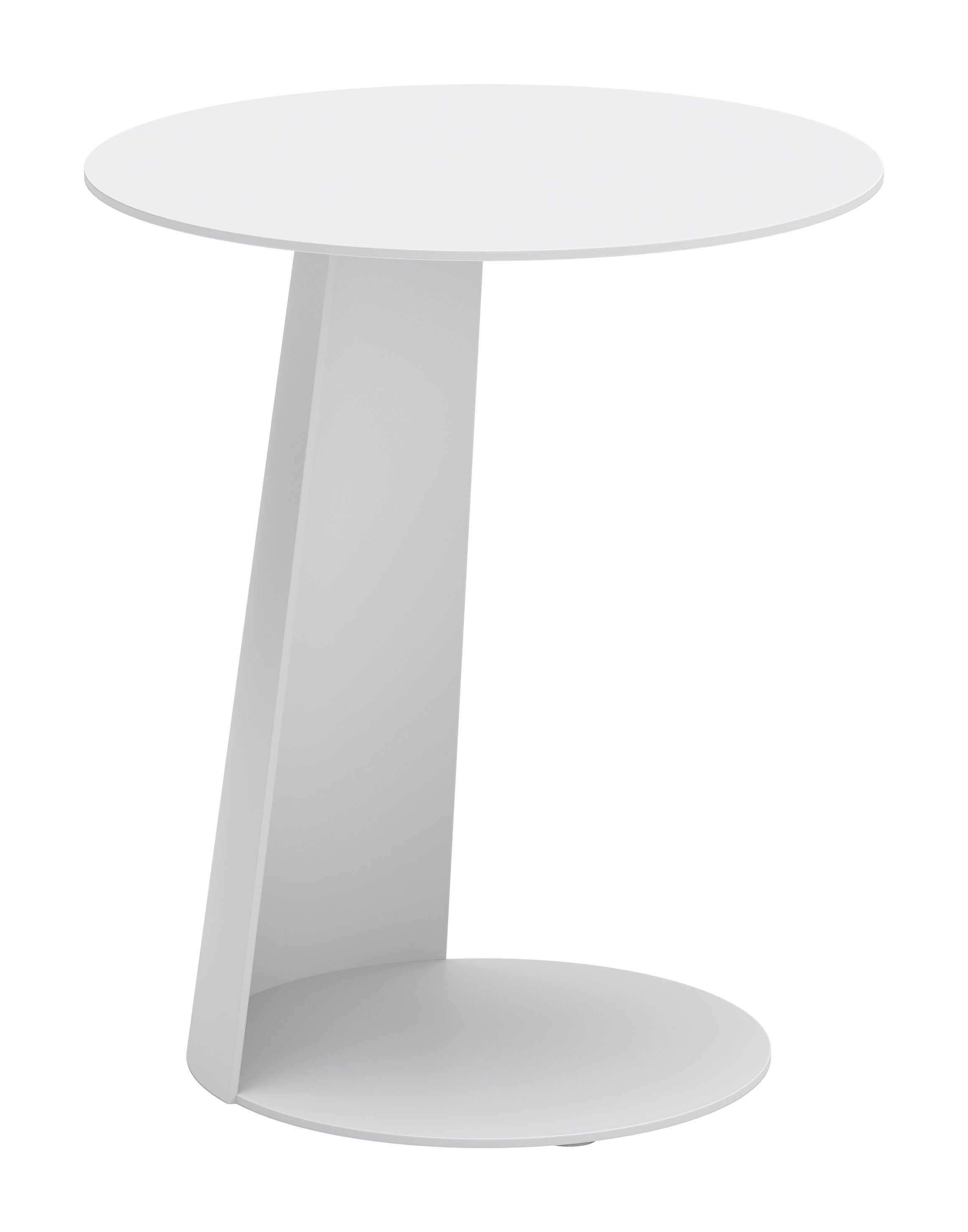 Sunny Isles Side Table - Chic Outdoor Accent with Durable Aluminum Fra