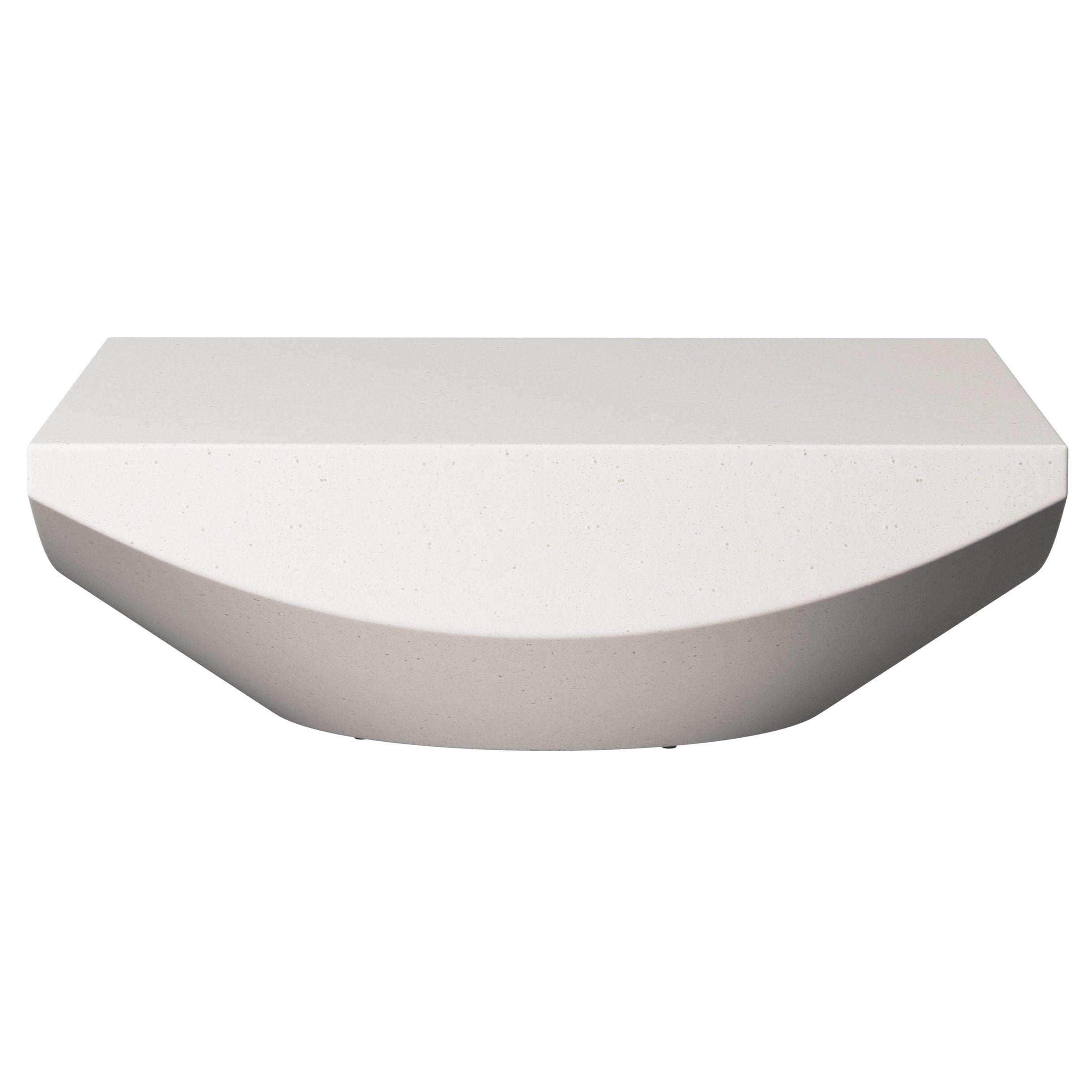 Bernhardt Stratum Fossil Faux Stone Cocktail Table — Sculptural Cresce