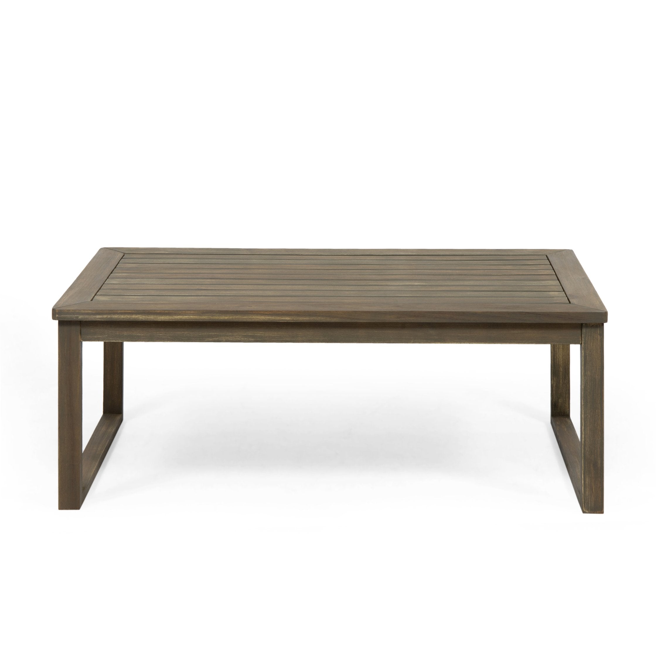 Christopher Knight Home® - 4 Acacia Outdoor Seating Set Dark Grey Cush