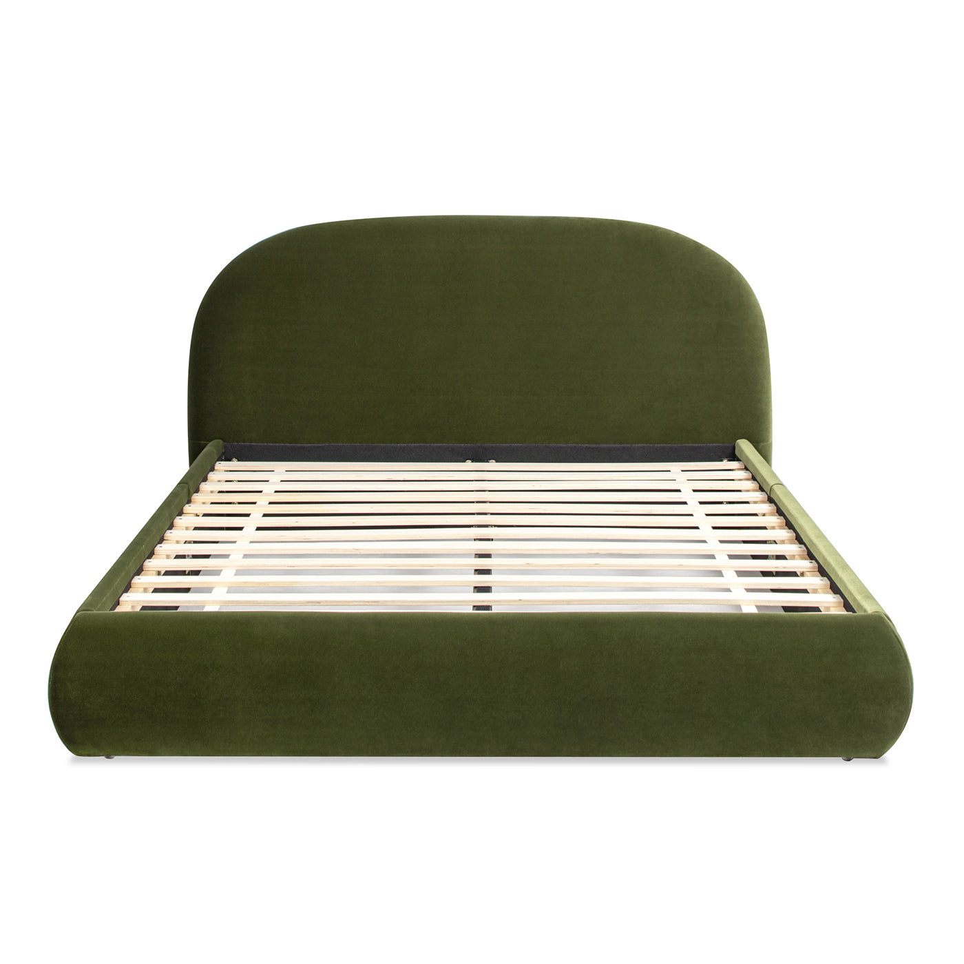 Jennifer Taylor Home - Archie Olive Green Puffy Grounded Upholstered P