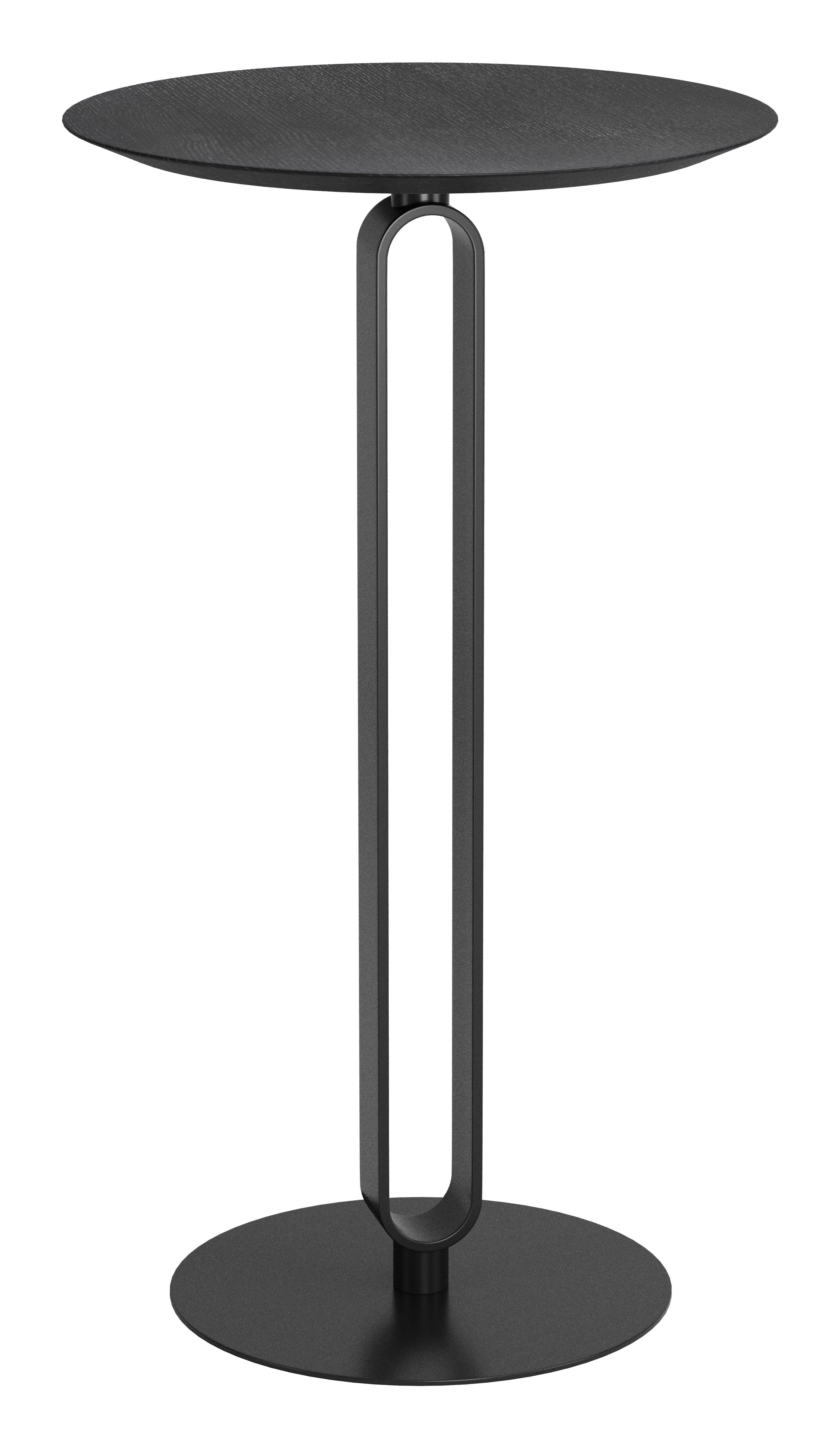 Derry Bar Table - Stylish Black MDF and Steel Design, Perfect for Mode