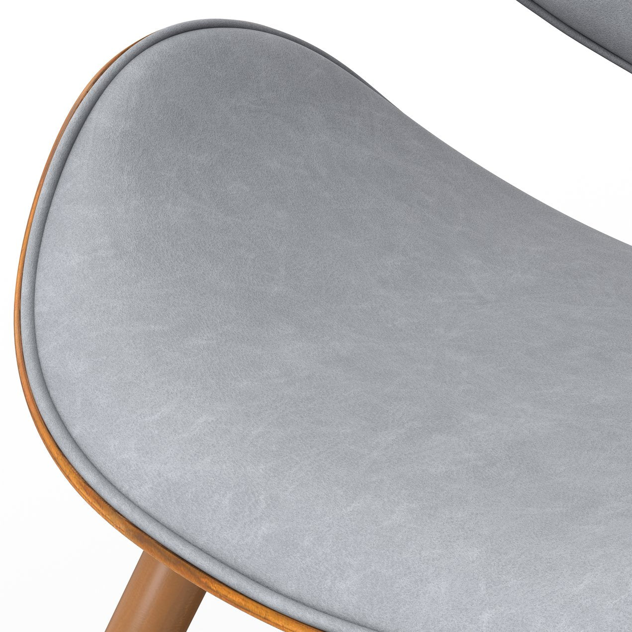 Marana Dining Chair In Stone Grey - Stylish Mid-Century Modern Design