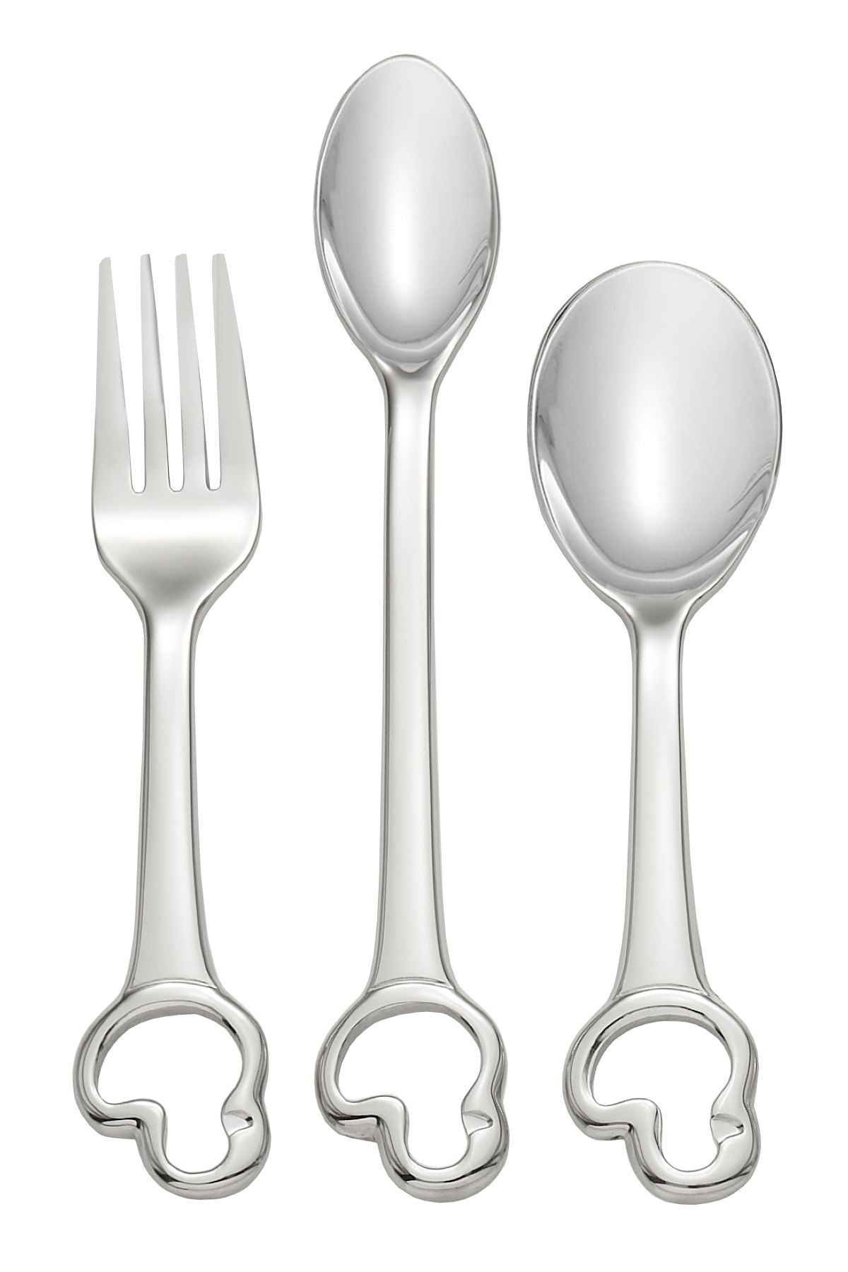 Oneida Duckling 3-Piece Baby Flatware Set, Rust-Resistant Stainless St