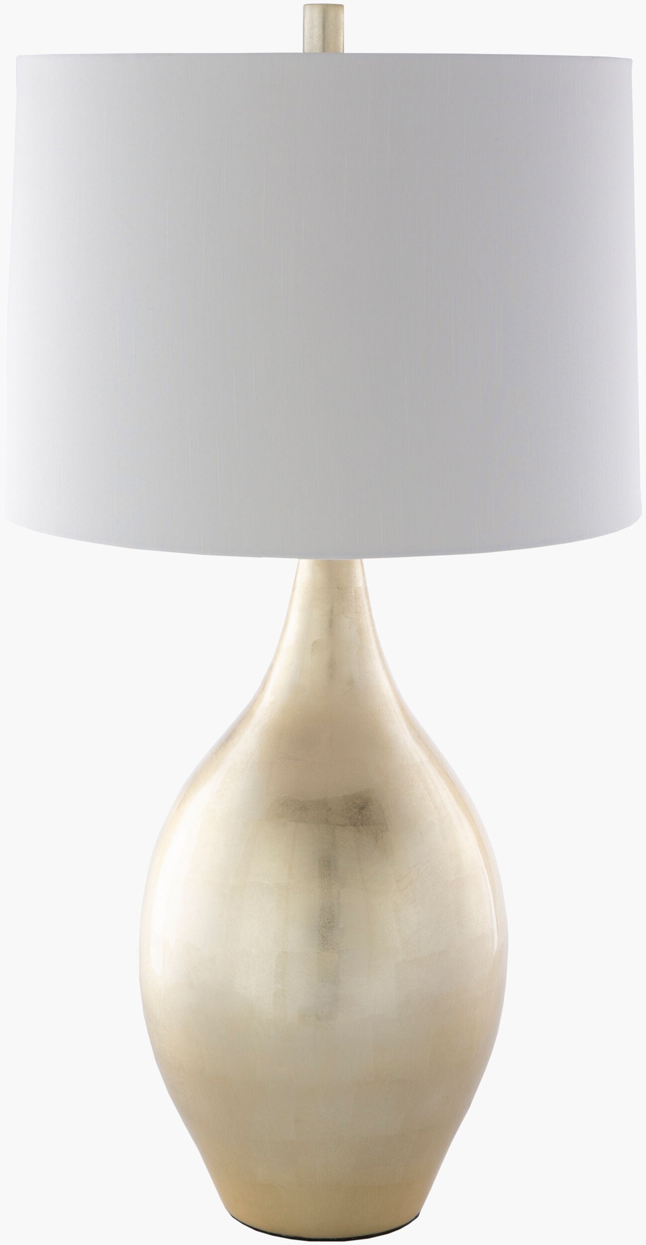 Moonstruck 30" Modern Accent Table Lamp with Faux Silk Shade and Uniqu