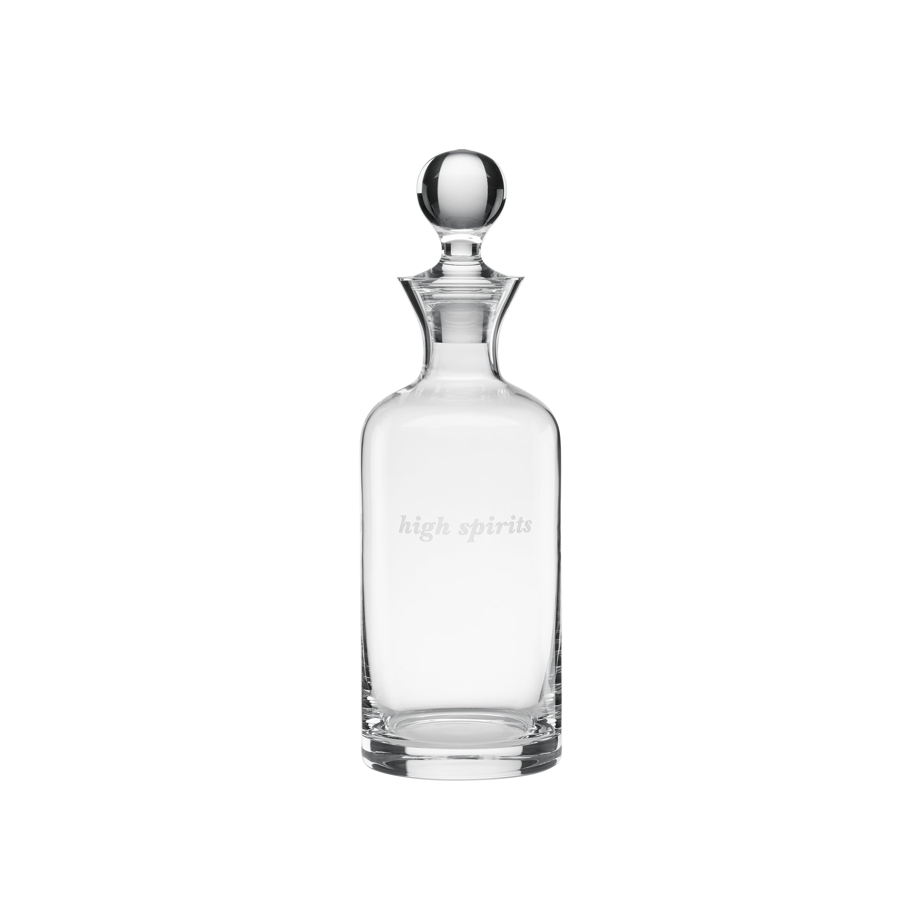 Kate Spade "Two of A Kind" High Spirits Glass Decanter, 44-oz, Sandbla